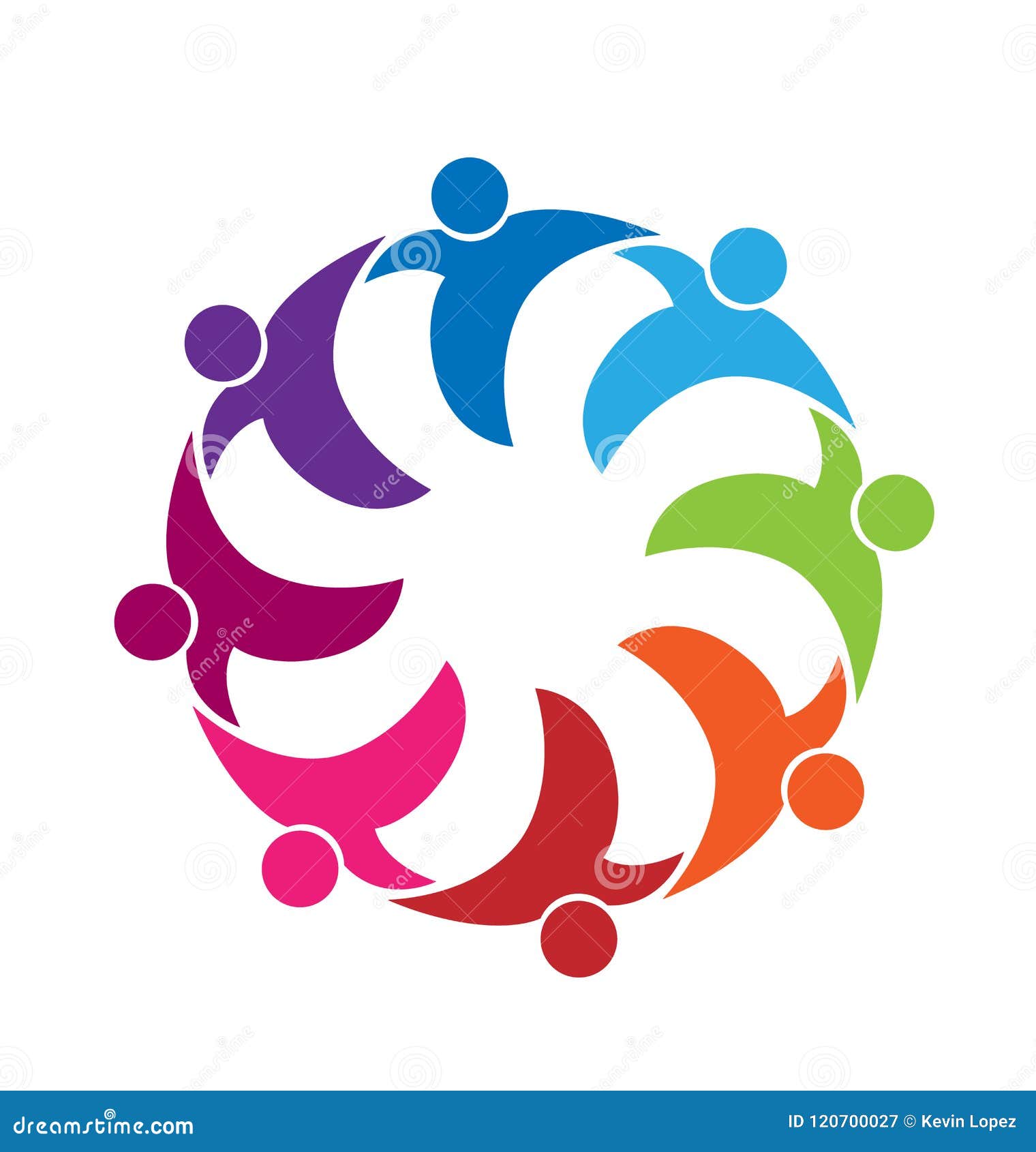 Teamwork Strong People Vector Icon Stock Vector - Illustration of ...