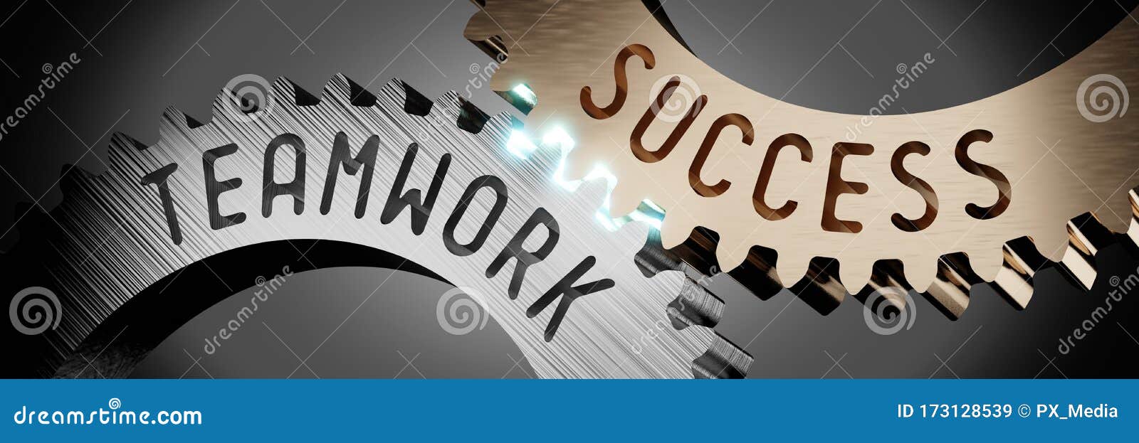 Teamwork Succes - Gears Concept Stock Illustration - Illustration of ...
