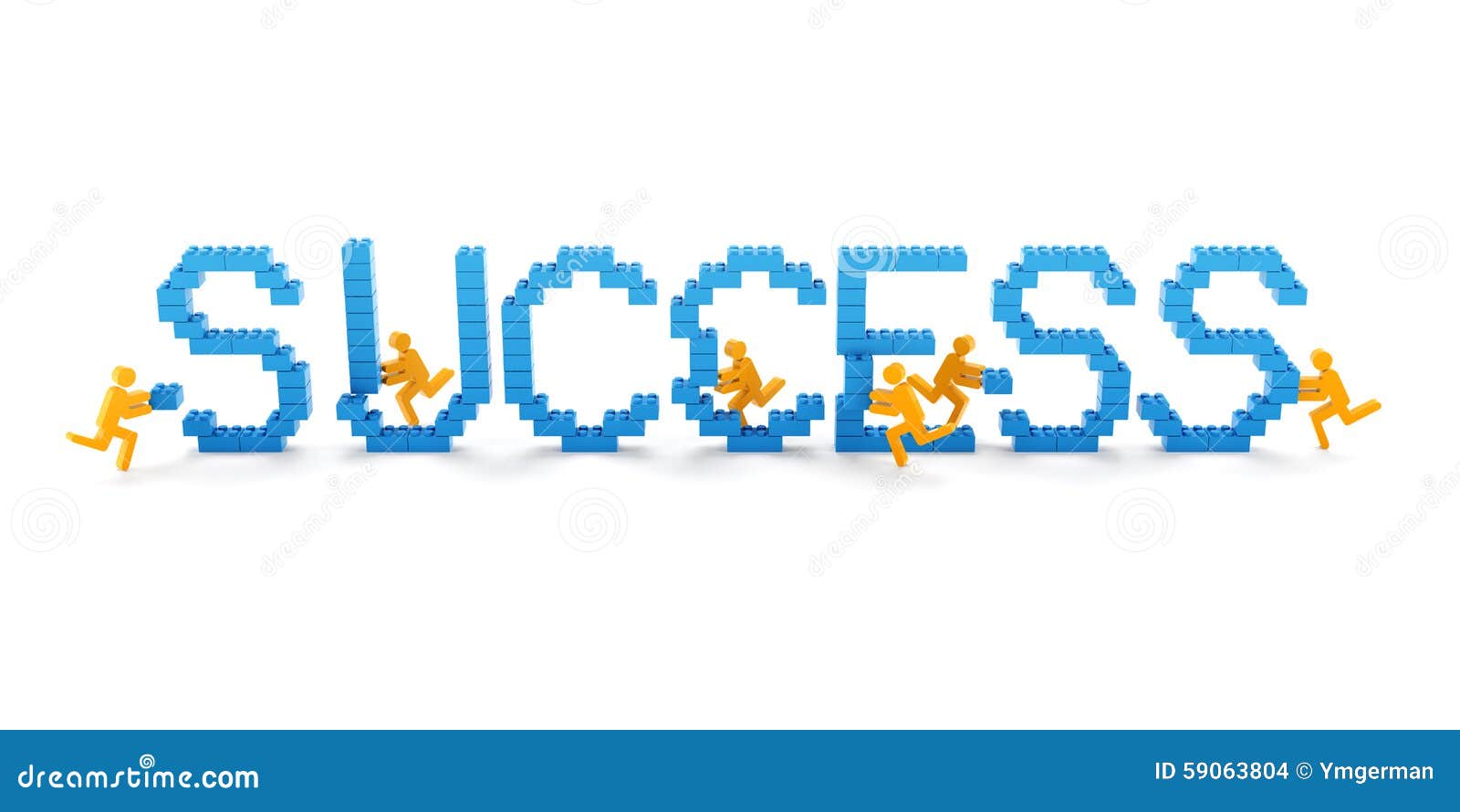 Teamwork success concept stock illustration. Illustration of teamwork ...