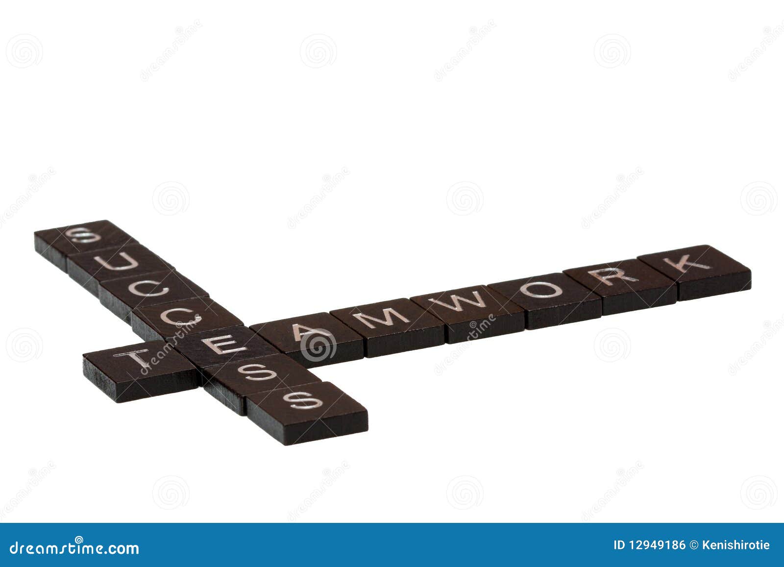 Teamwork Success Scrabble Tiles Stock Photo - Image of text, spell ...