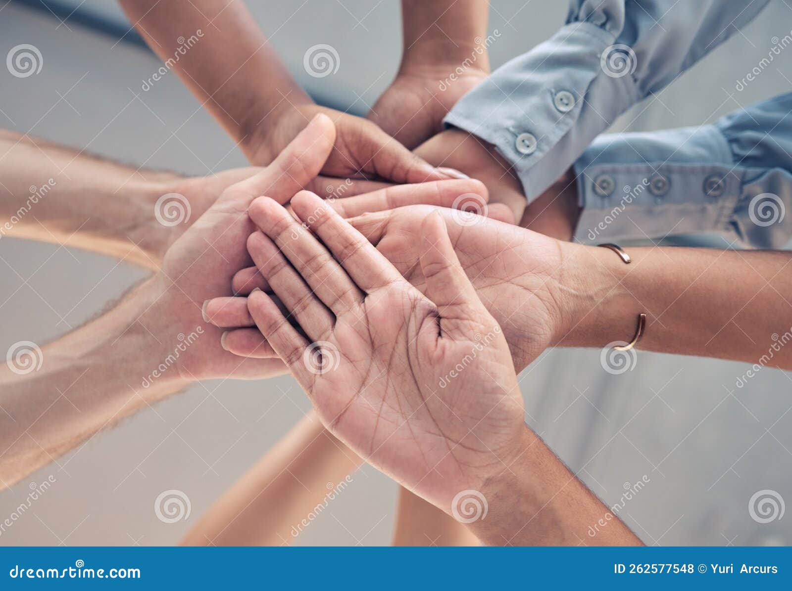 Teamwork, Support and Stack of Business People Hands Working Together ...