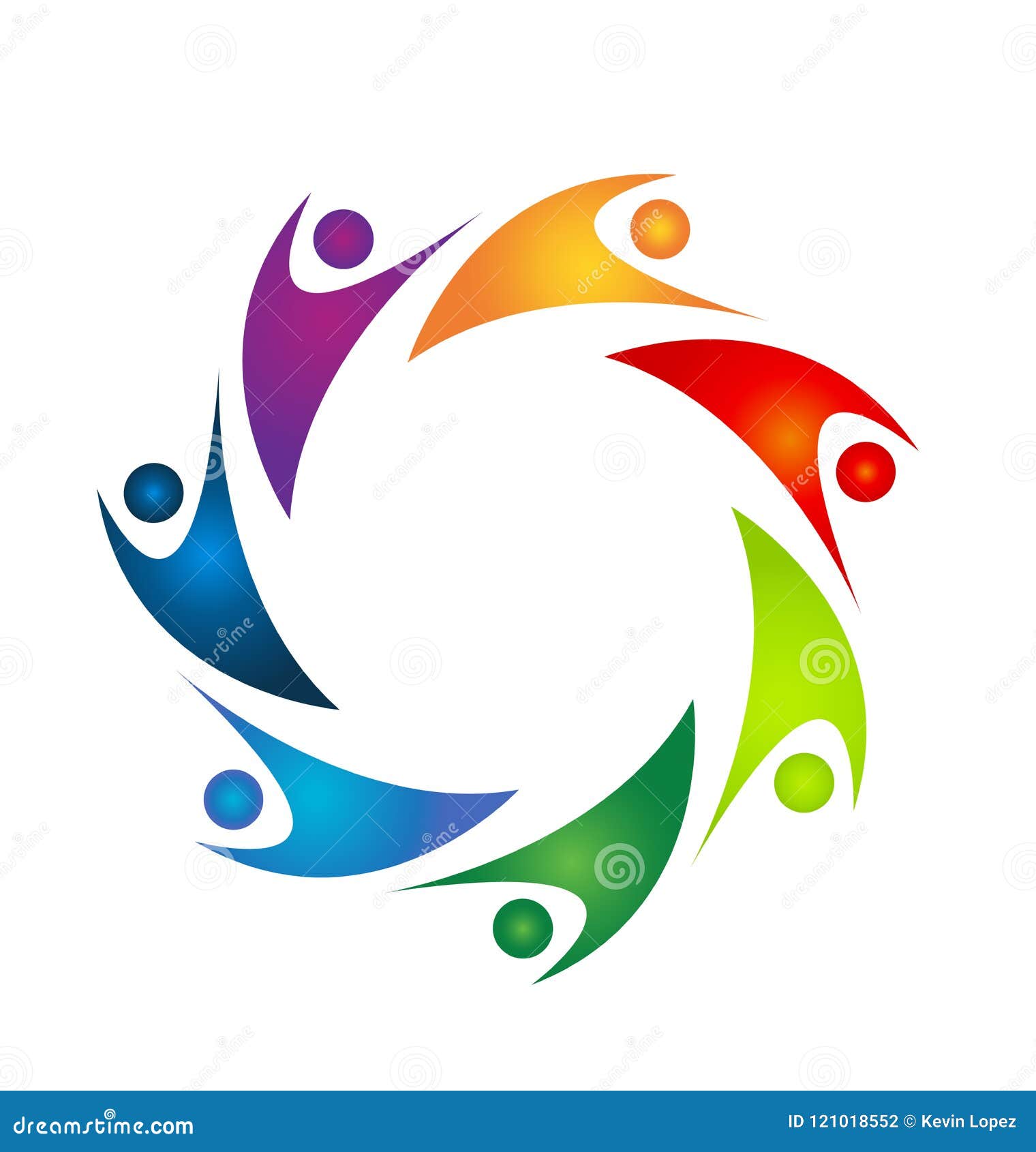 Teamwork Supportive People Vector Logo Stock Vector - Illustration of ...