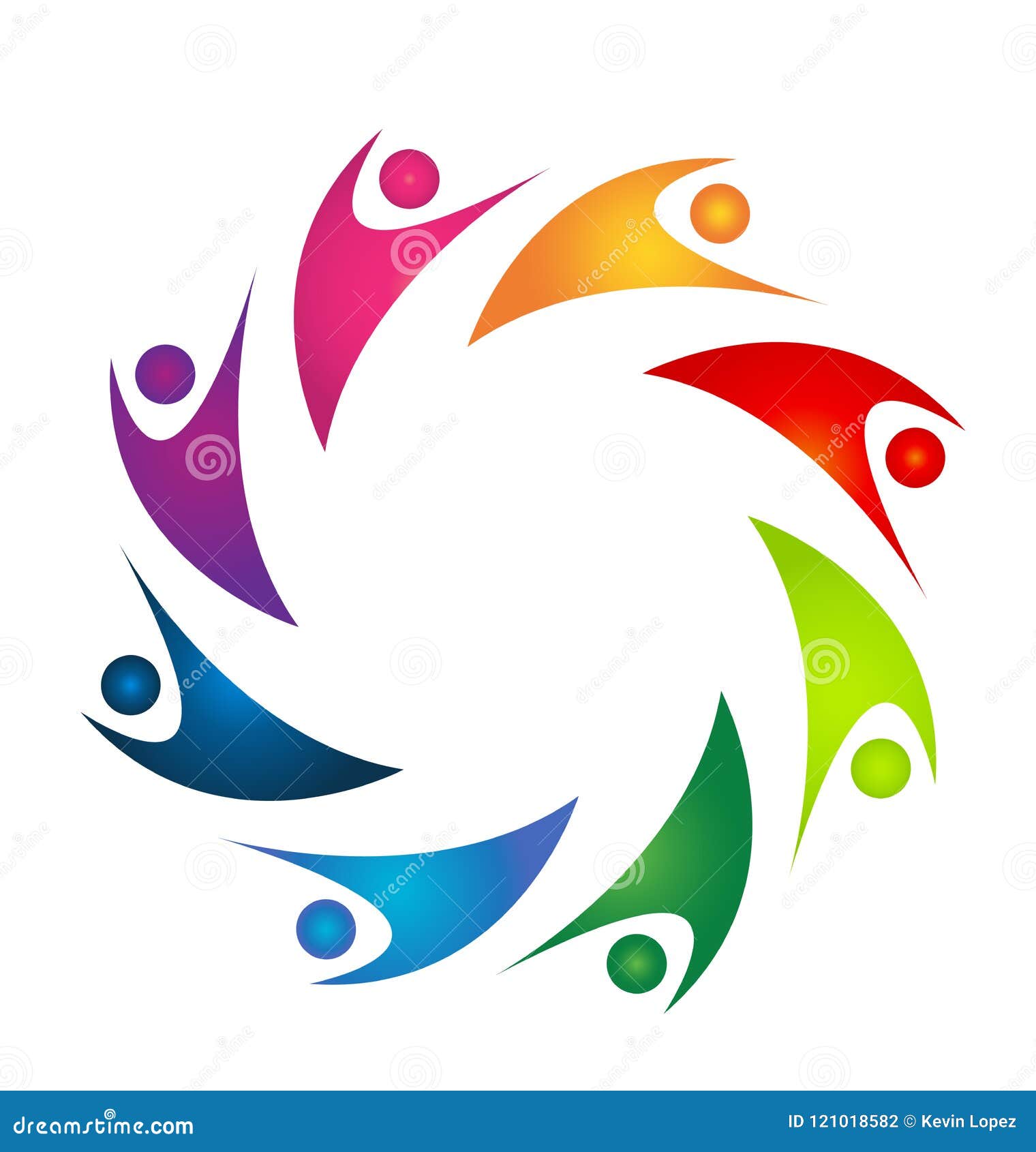 Teamwork Supportive People Vector Logo Stock Vector - Illustration of ...