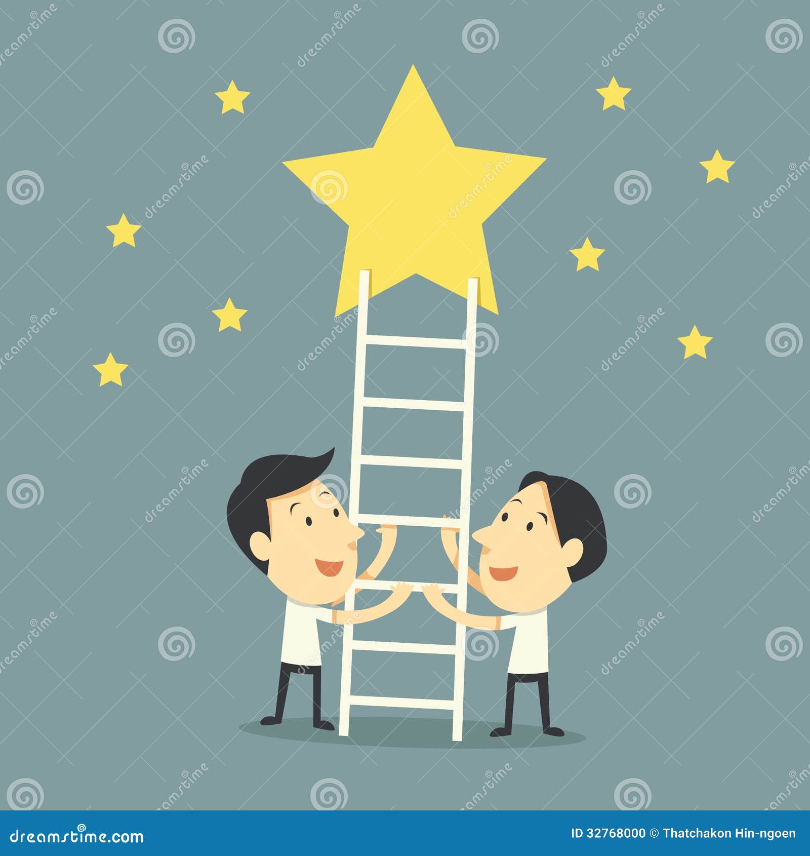 Teamwork stock vector. Illustration of people, teamwork - 32768000