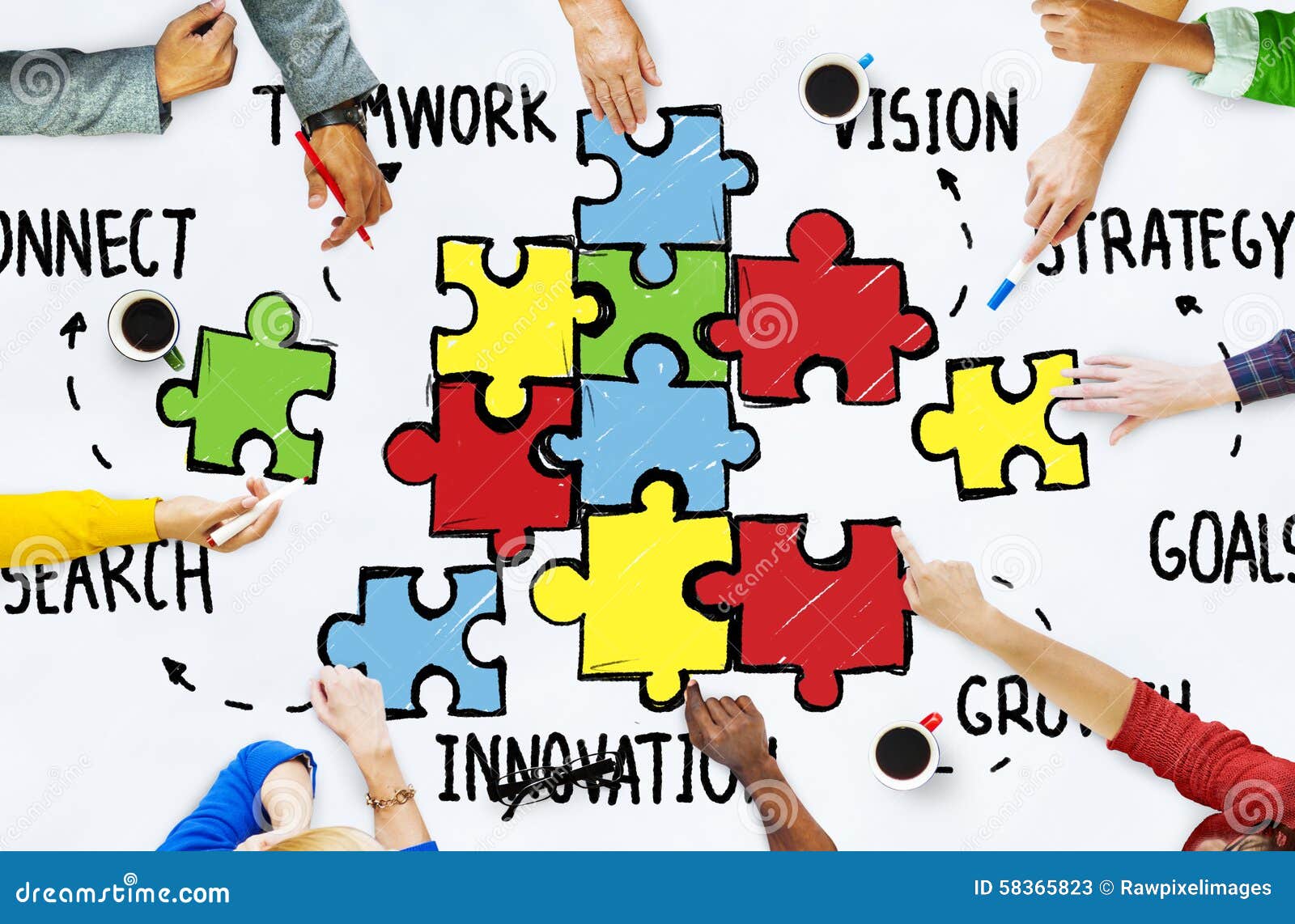 Teamwork Team Connection Strategy Partnership Support Puzzle Royalty ... Teamwork Team Connection Strategy Partnership Support Puzzle Royalty ...
