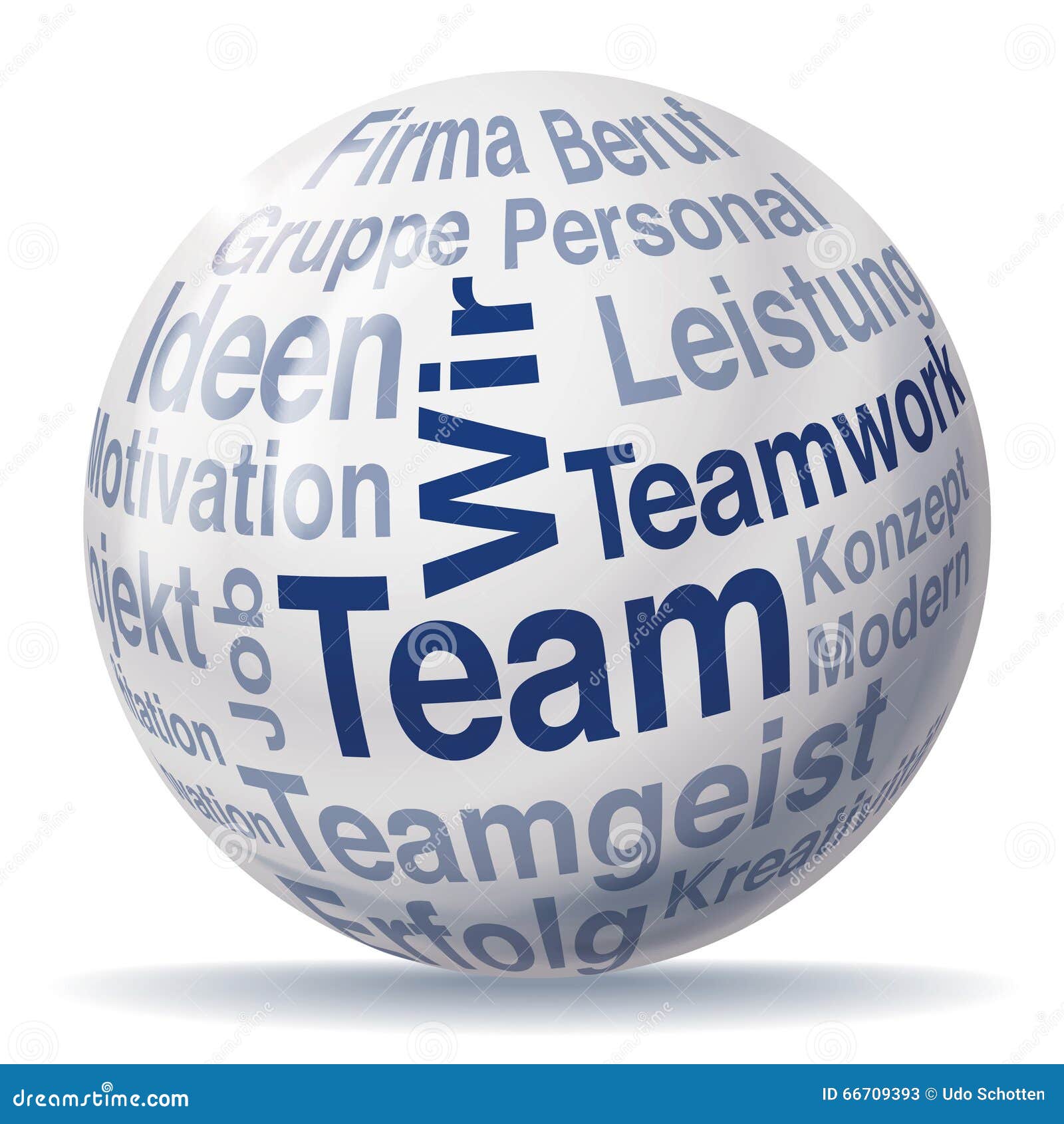 Teamwork and team sphere stock vector. Illustration of concept - 66709393