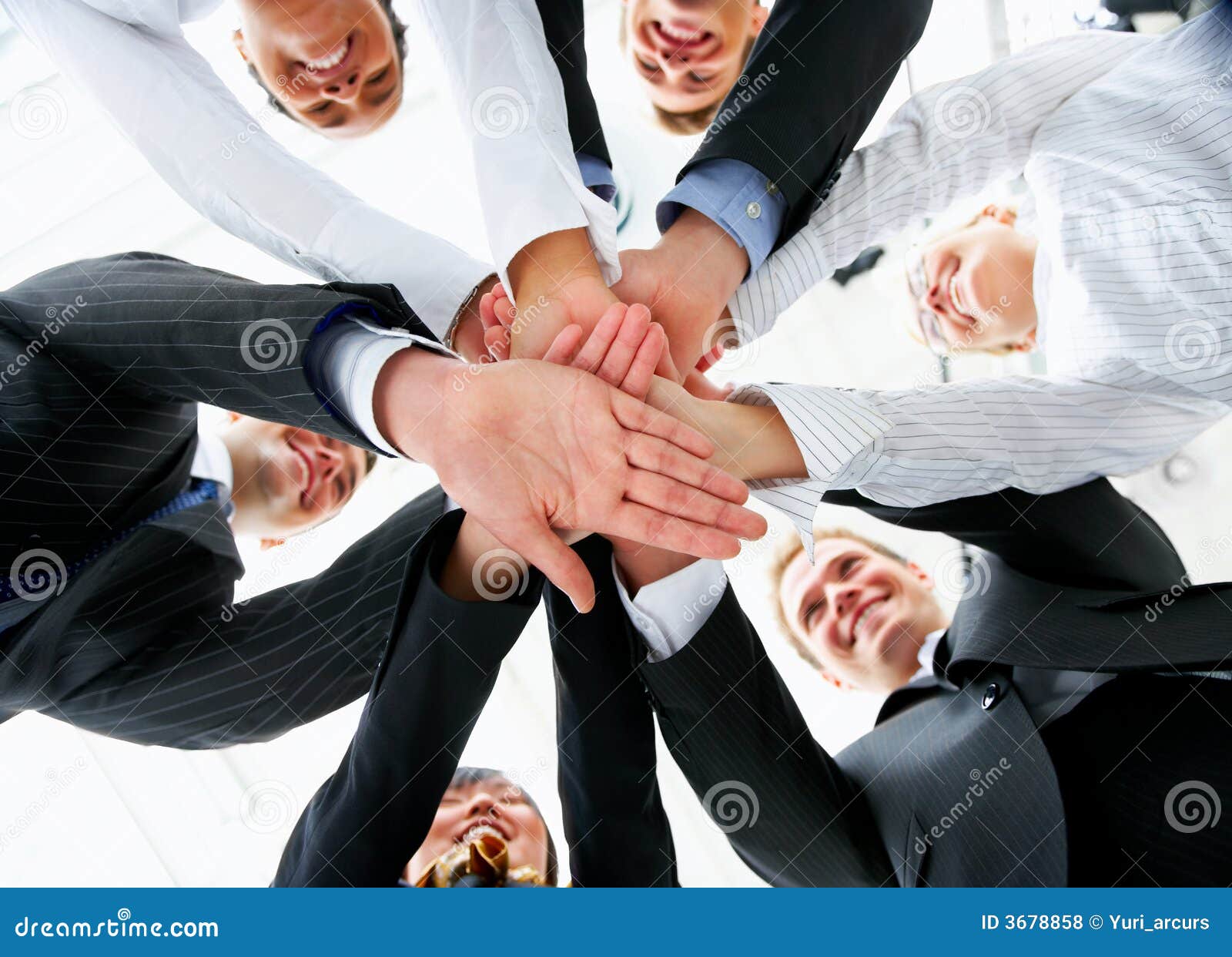 Teamwork and team spirit stock photo. Image of laughing - 3678858