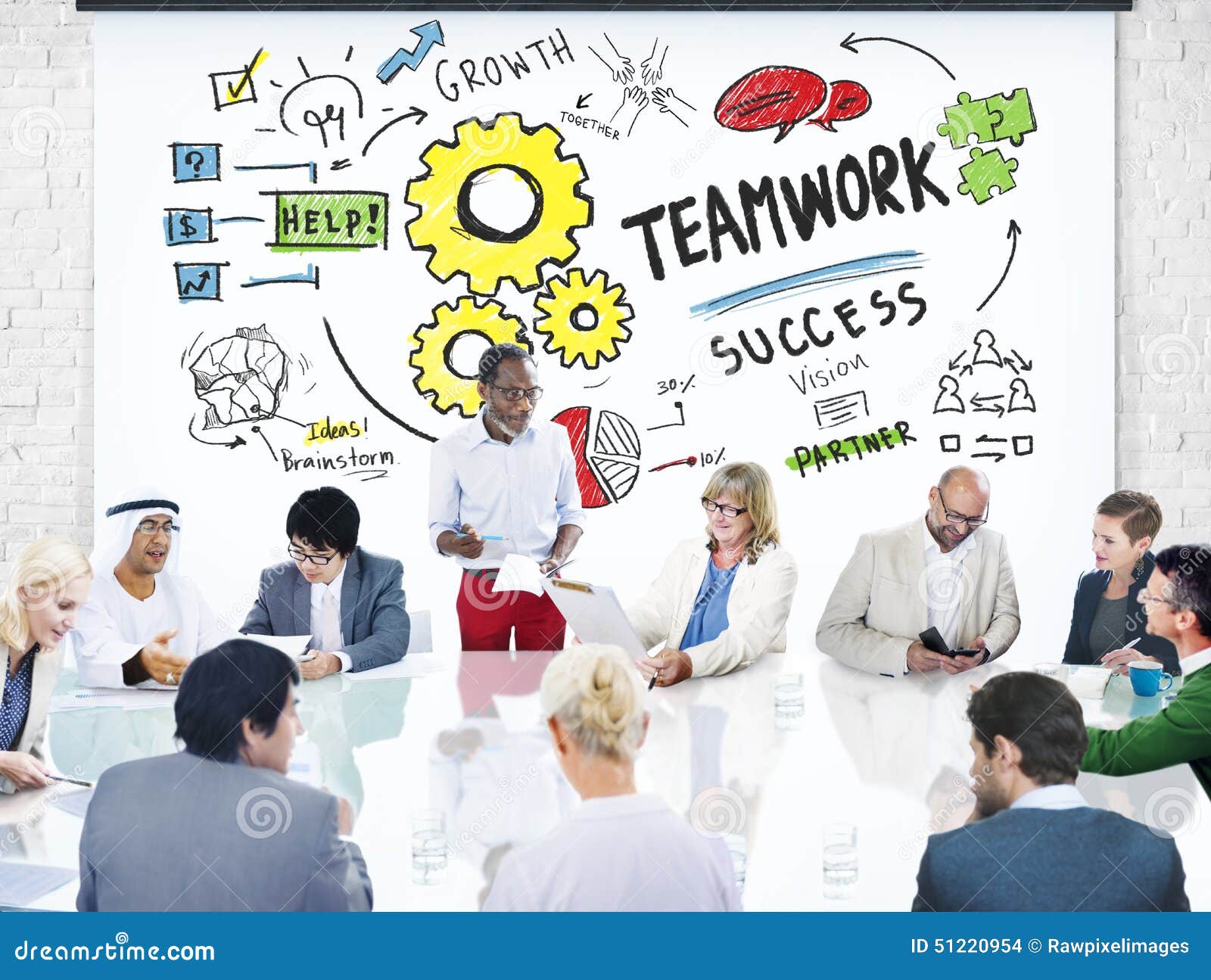 Teamwork-Team Together Collaboration Business People-Sitzung Stockfoto ...