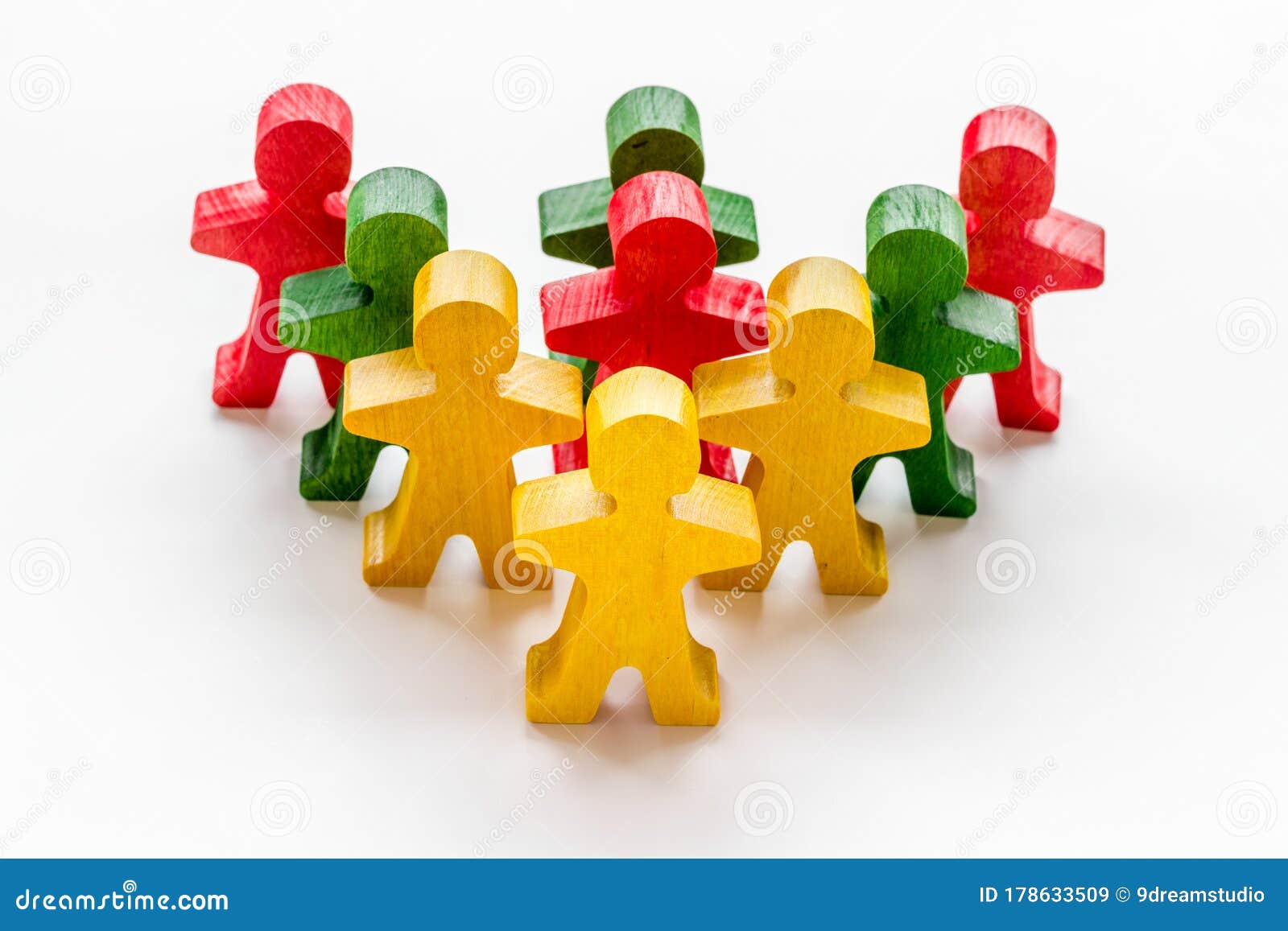 Teamwork, Teambuilding Concept. People Figures On White Background ...