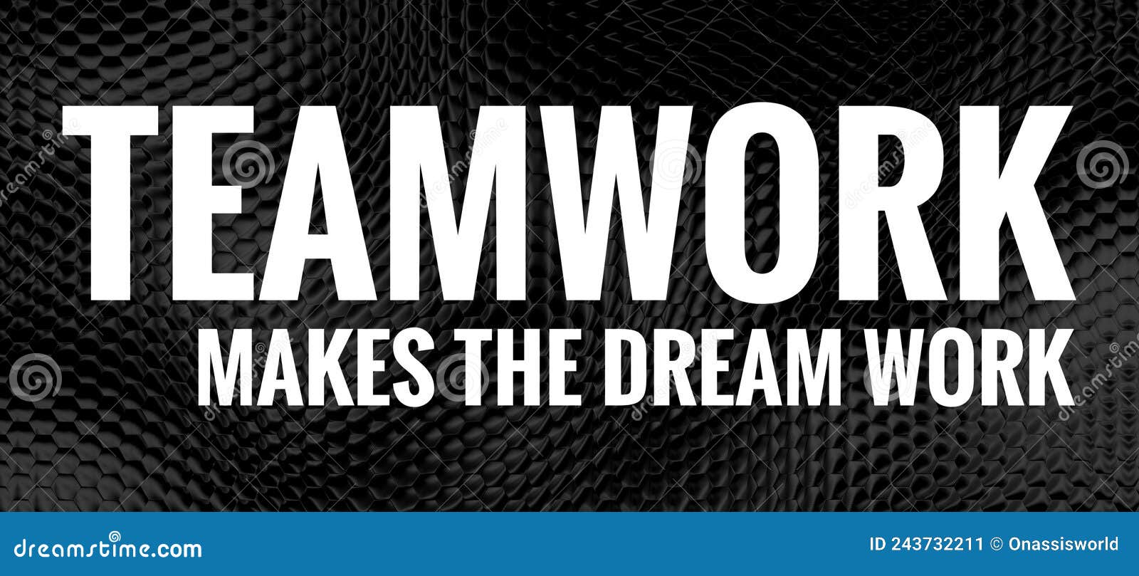 Teamwork Text Illustration Background Header Stock Illustration ...