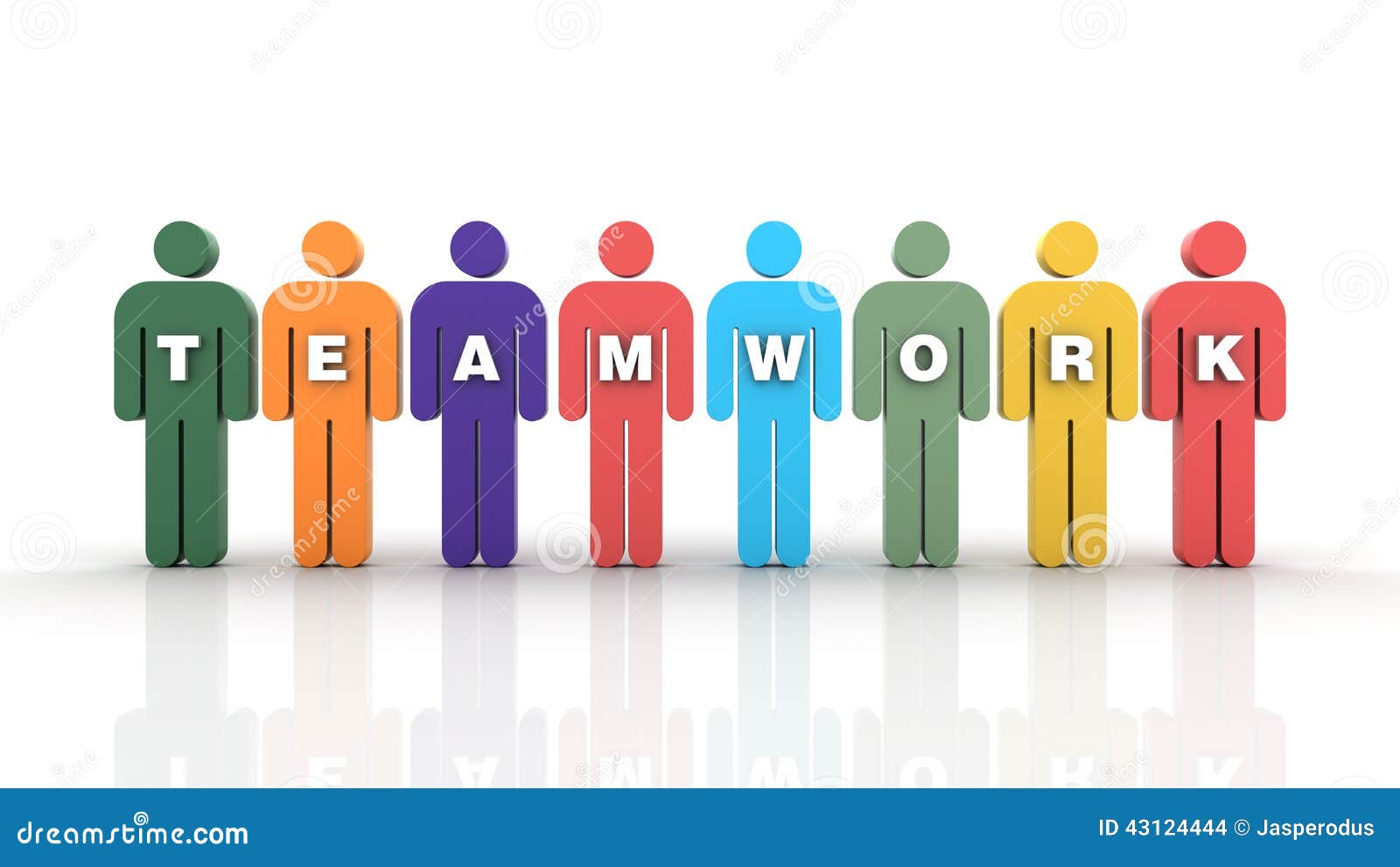 Teamwork stock illustration. Illustration of pictogram - 43124444