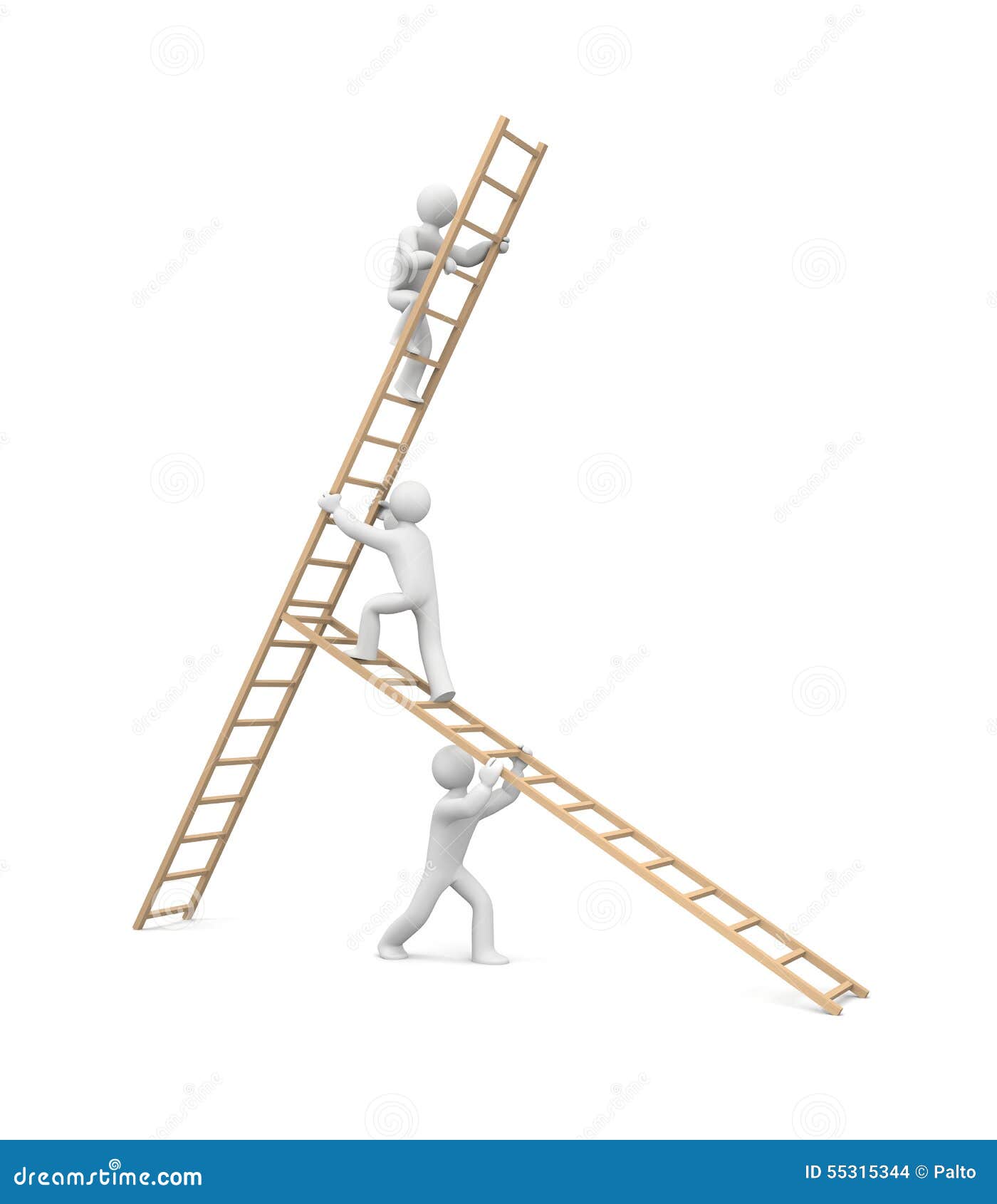 Teamwork stock illustration. Illustration of growth, employer - 55315344