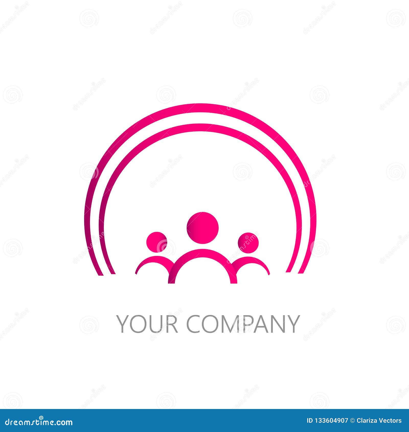 Teamwork Three People Together in a Circle Partnership, Membership ...