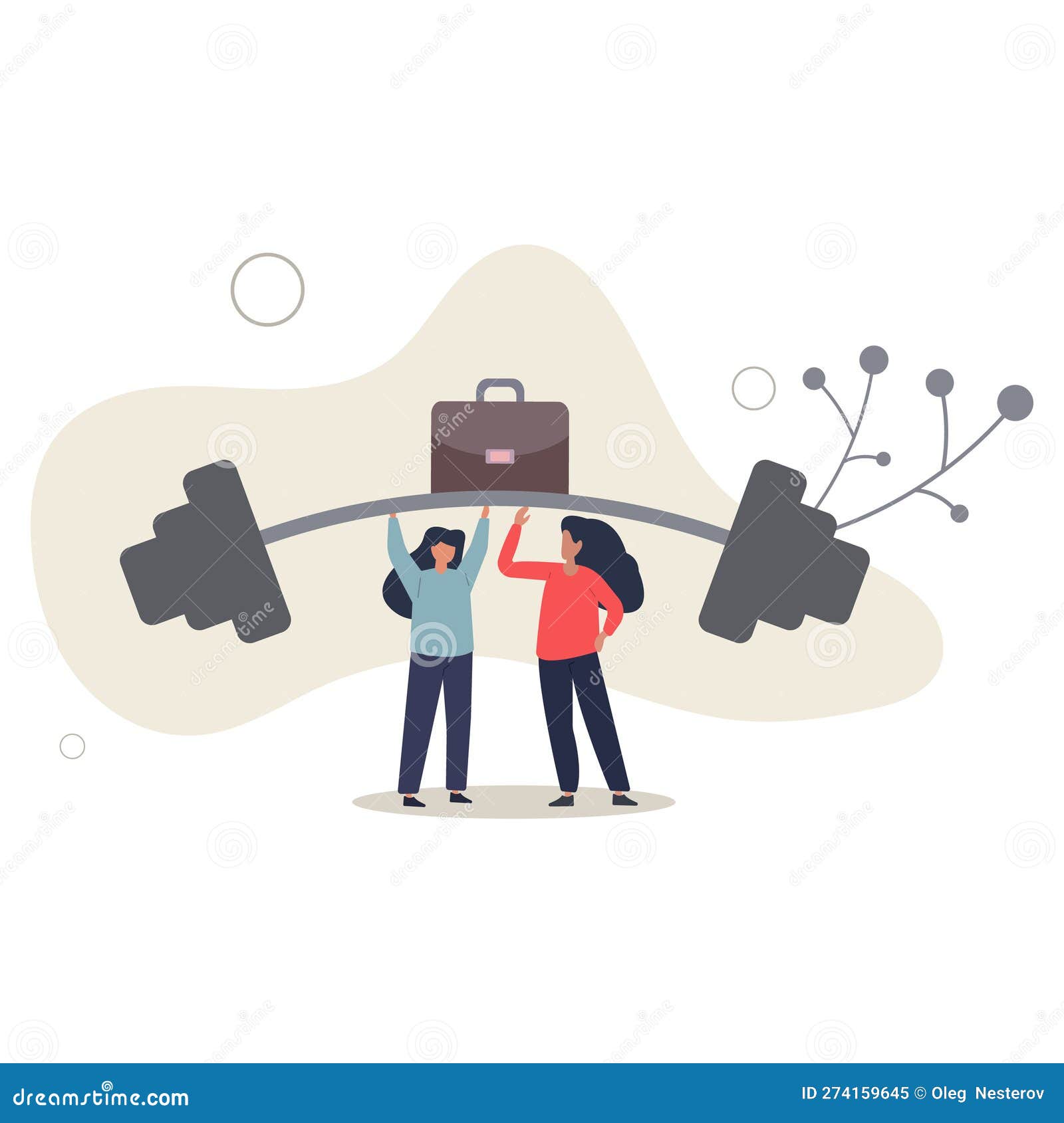 Teamwork To Support for Success, Cooperate or Collaboration To Achieve ...