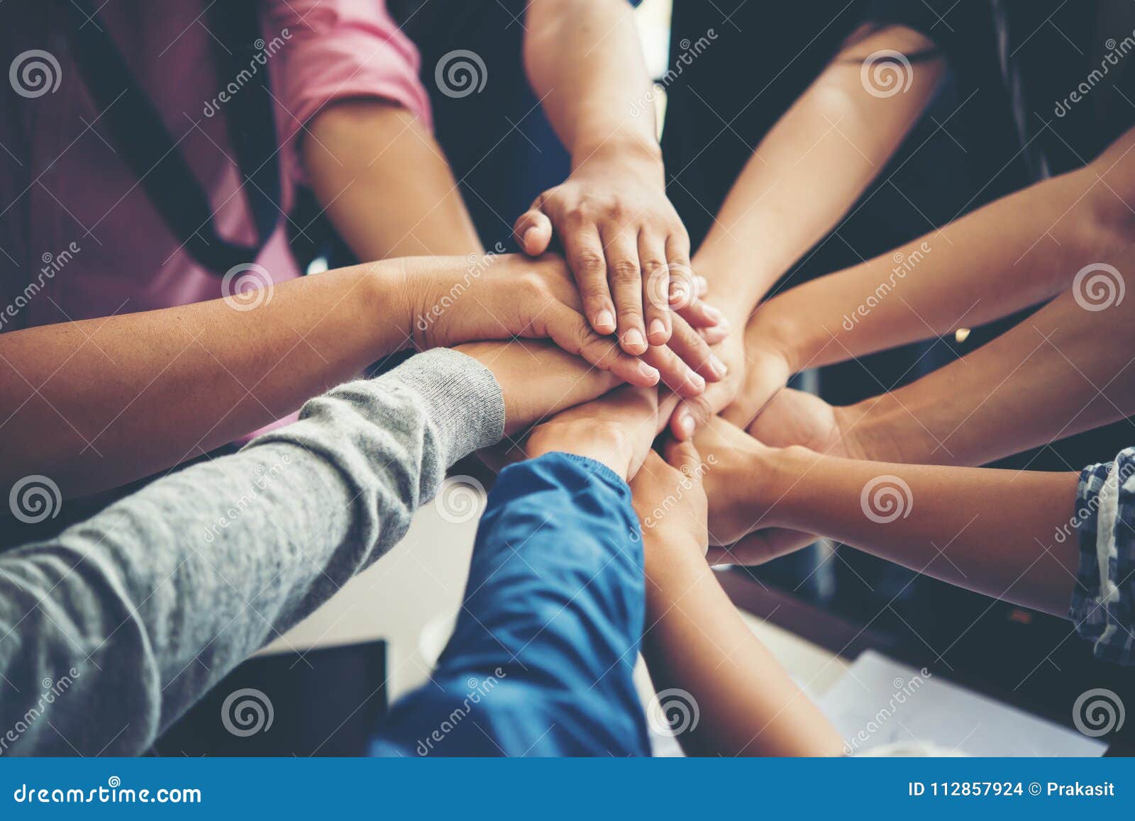 Teamwork Togetherness Collaboration, Business Teamwork Concept. Stock ...