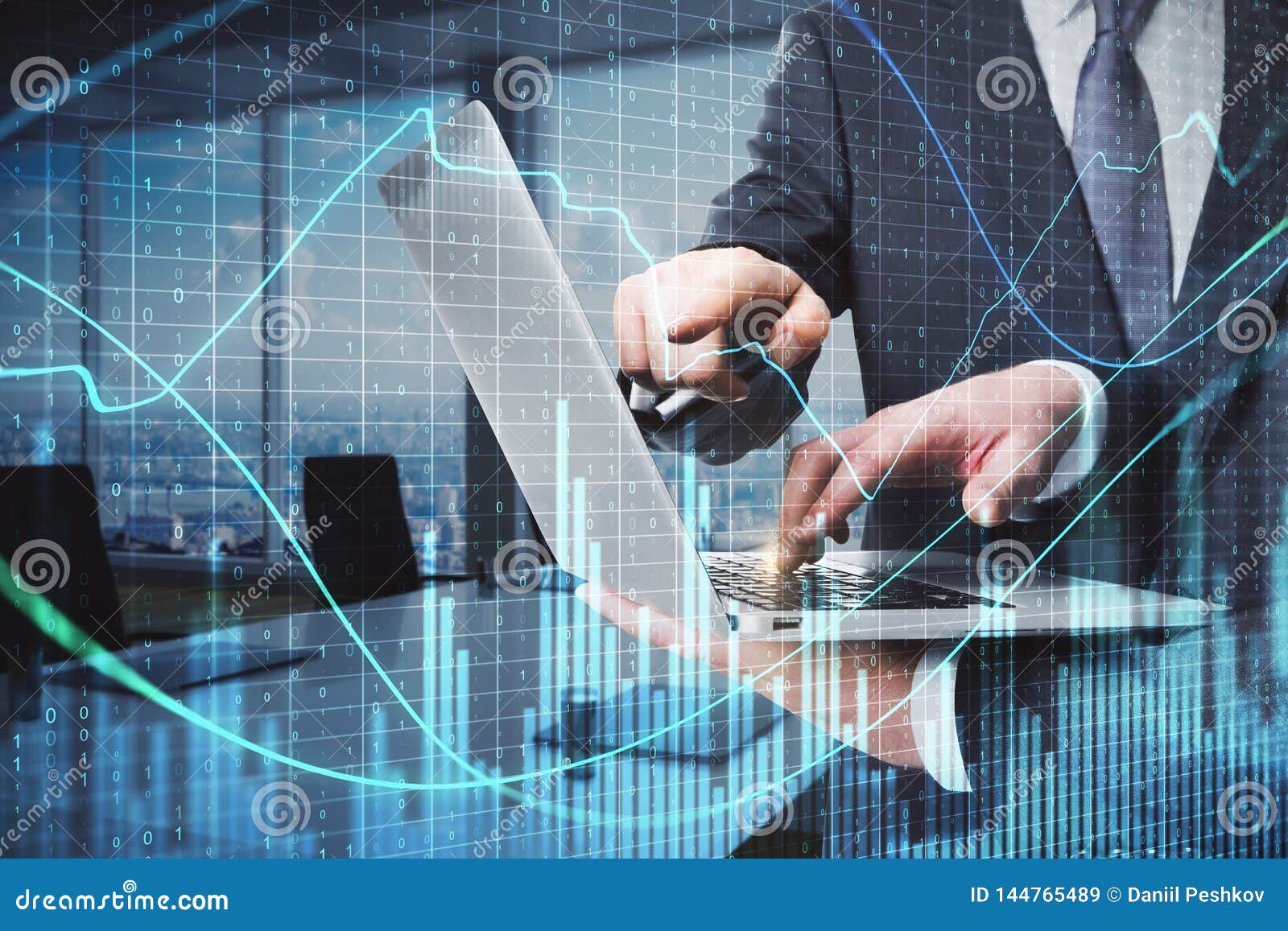 Teamwork and trade concept stock image. Image of chart - 144765489