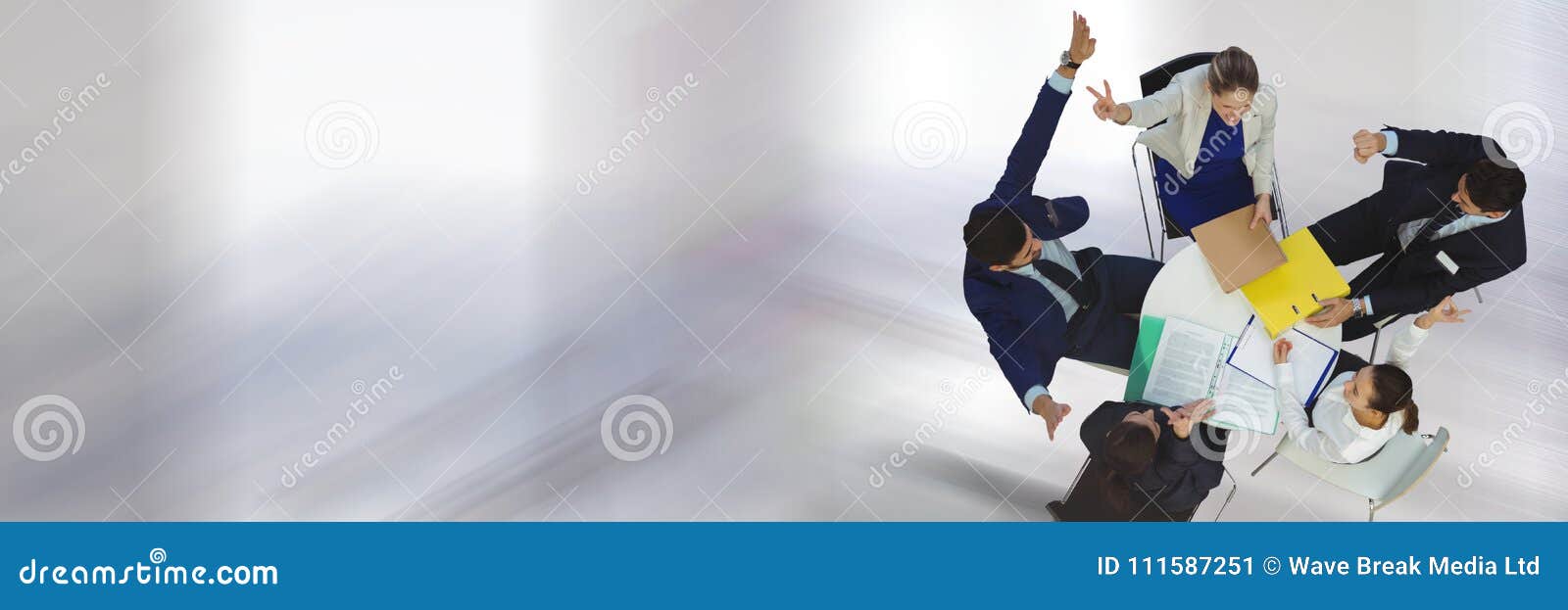 Teamwork Transition with Business People Working Together Stock Image ...