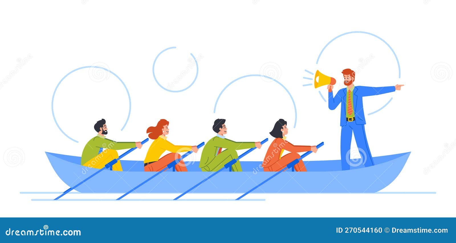 Teamwork, Unity, Collaboration Of People In Boat Rowing In Unison With ... Teamwork, Unity, Collaboration Of People In Boat Rowing In Unison With ...