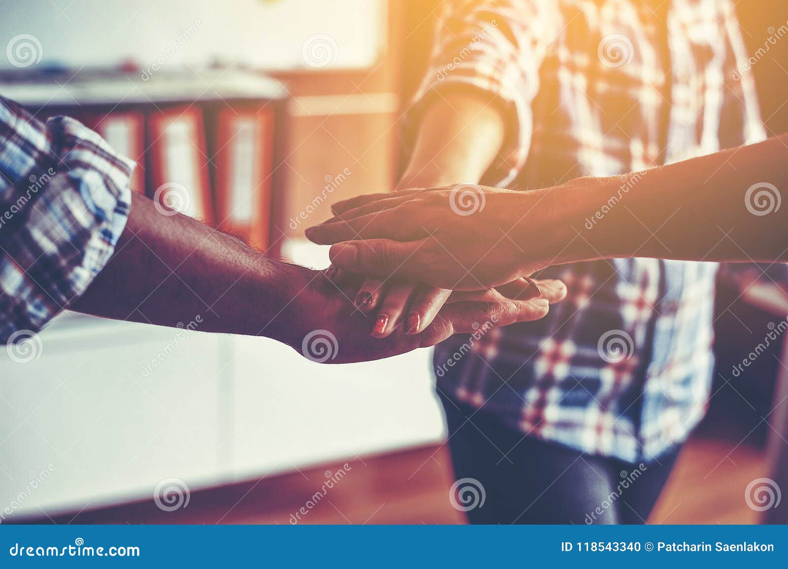 Teamwork Unity in the team stock photo. Image of work - 118543340