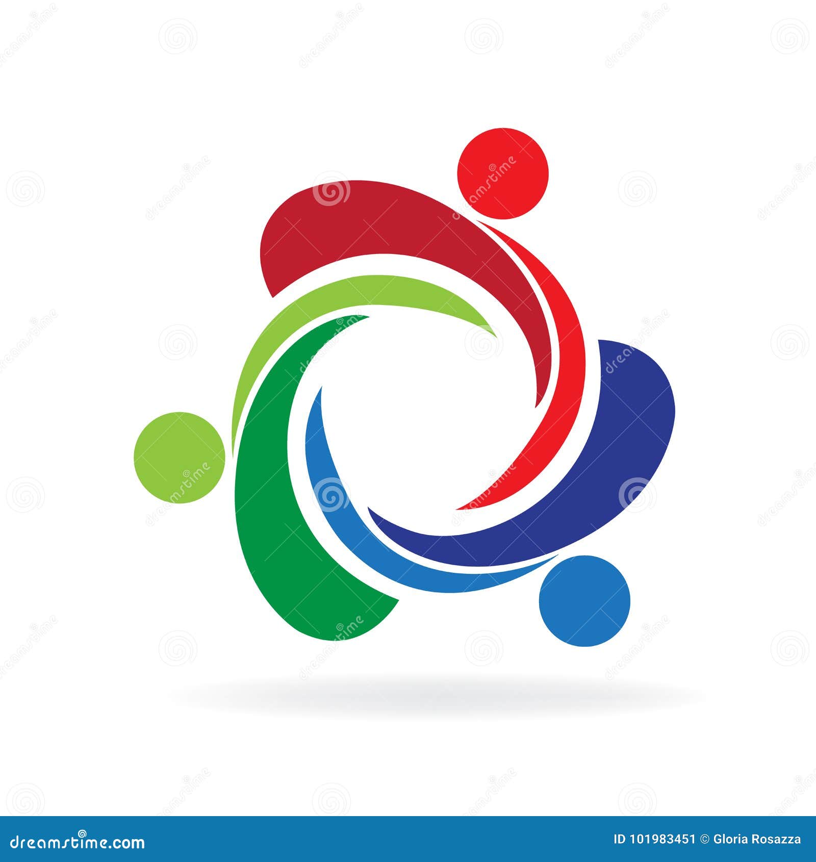 Teamwork Unity Business Five People Logo Vector Illustration ... Teamwork Unity Business Five People Logo Vector Illustration ...