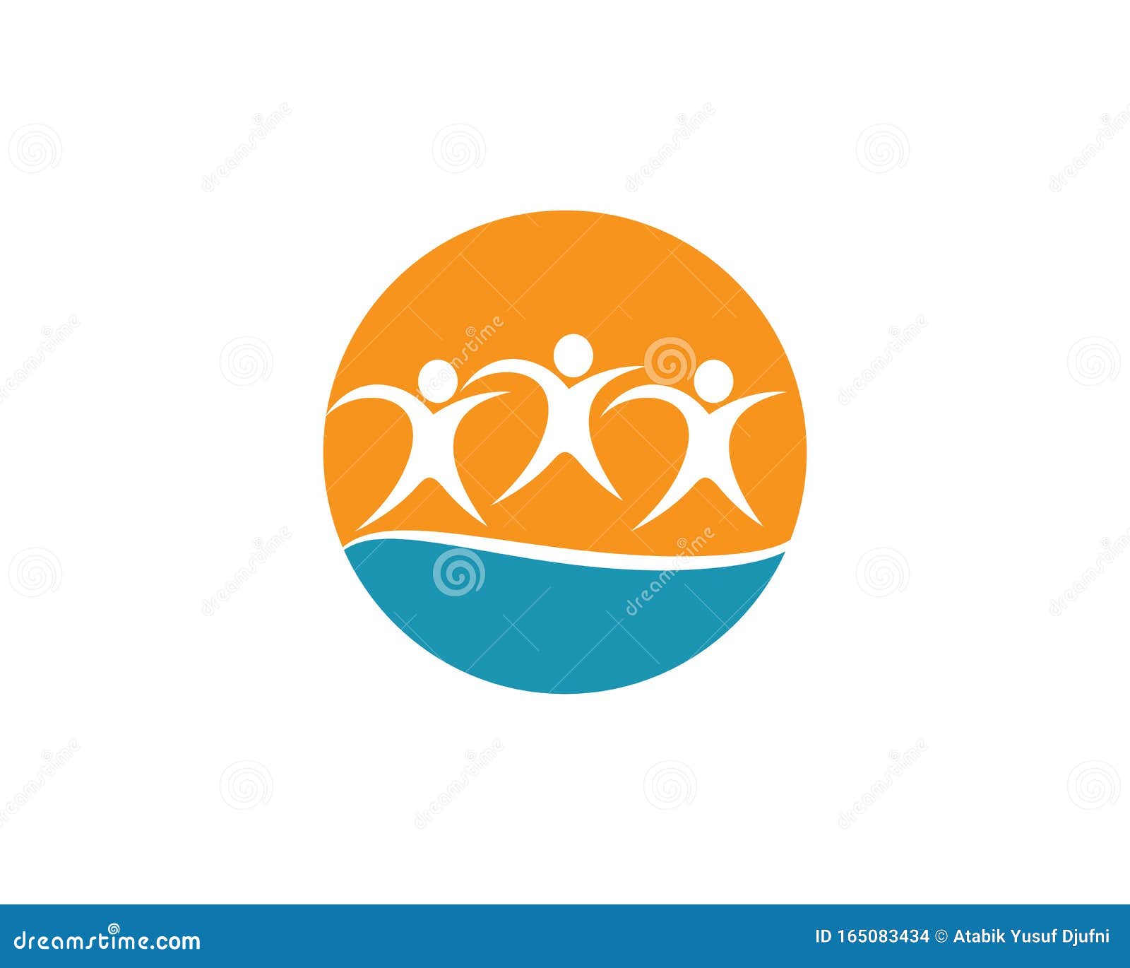 Teamwork vector icon stock vector. Illustration of business - 165083434