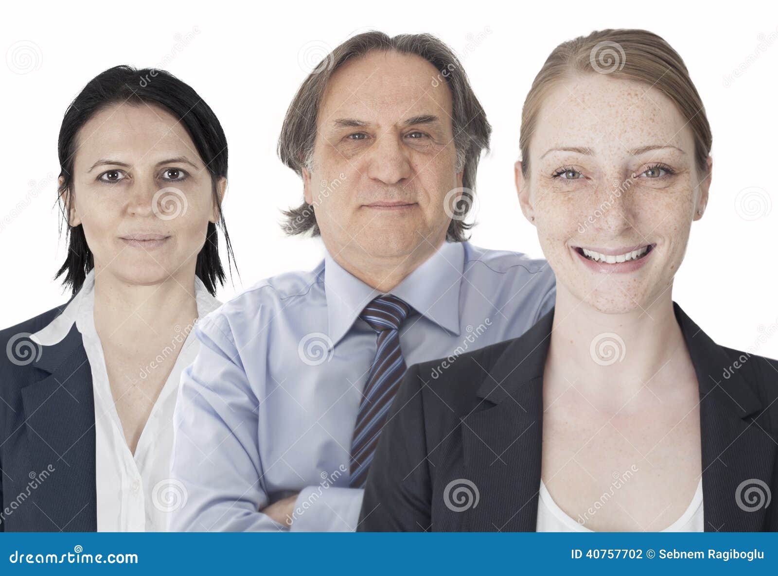 Teamwork in White Background Stock Photo - Image of adult, employee ...