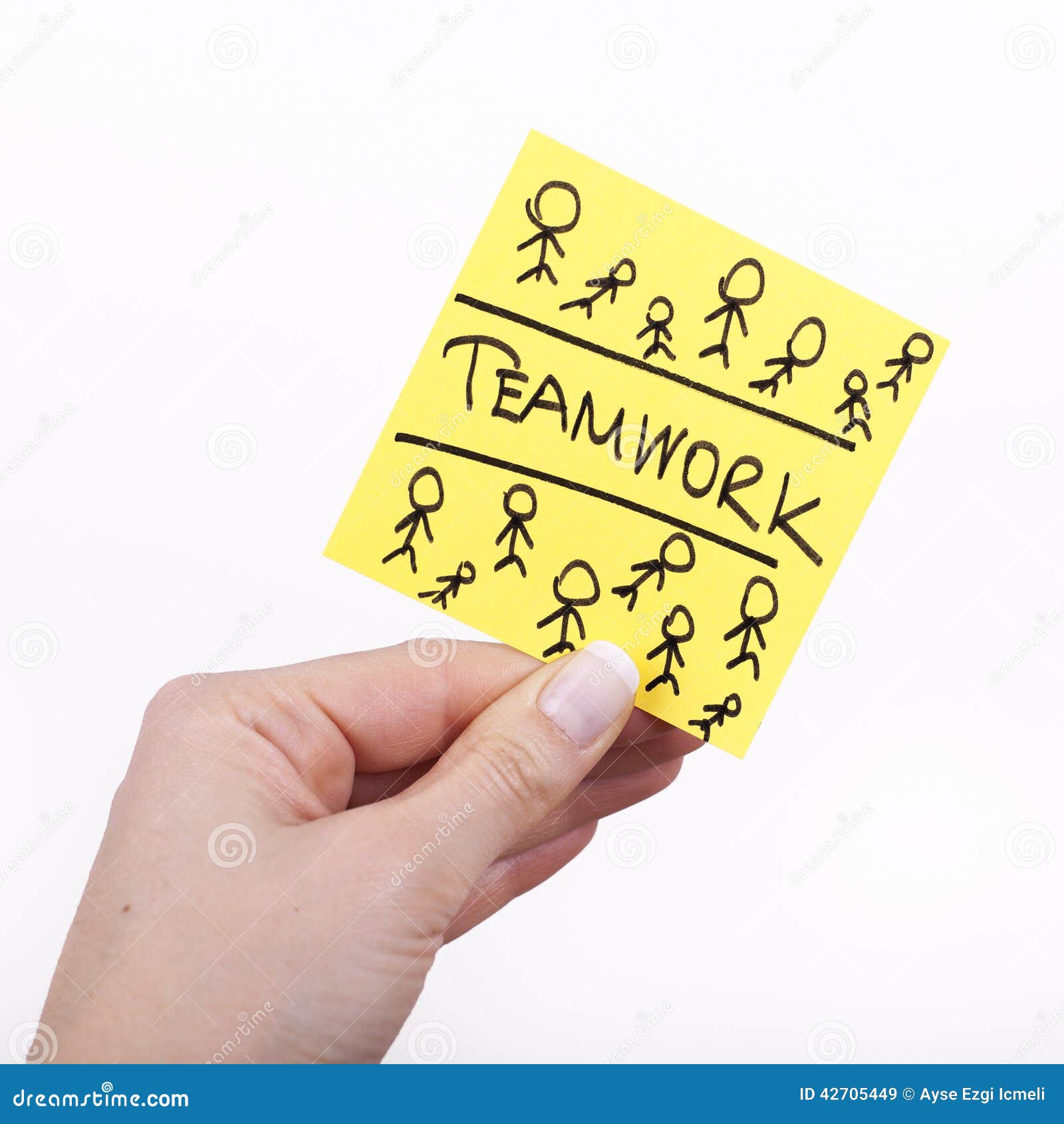 Teamwork, Paper People Royalty-Free Stock Photography | CartoonDealer ...