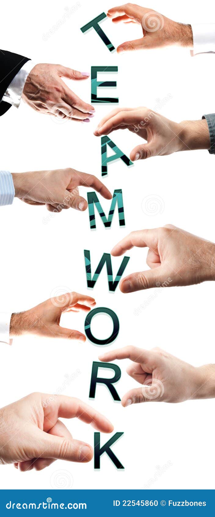 Teamwork word stock photo. Image of human, corporate - 22545860
