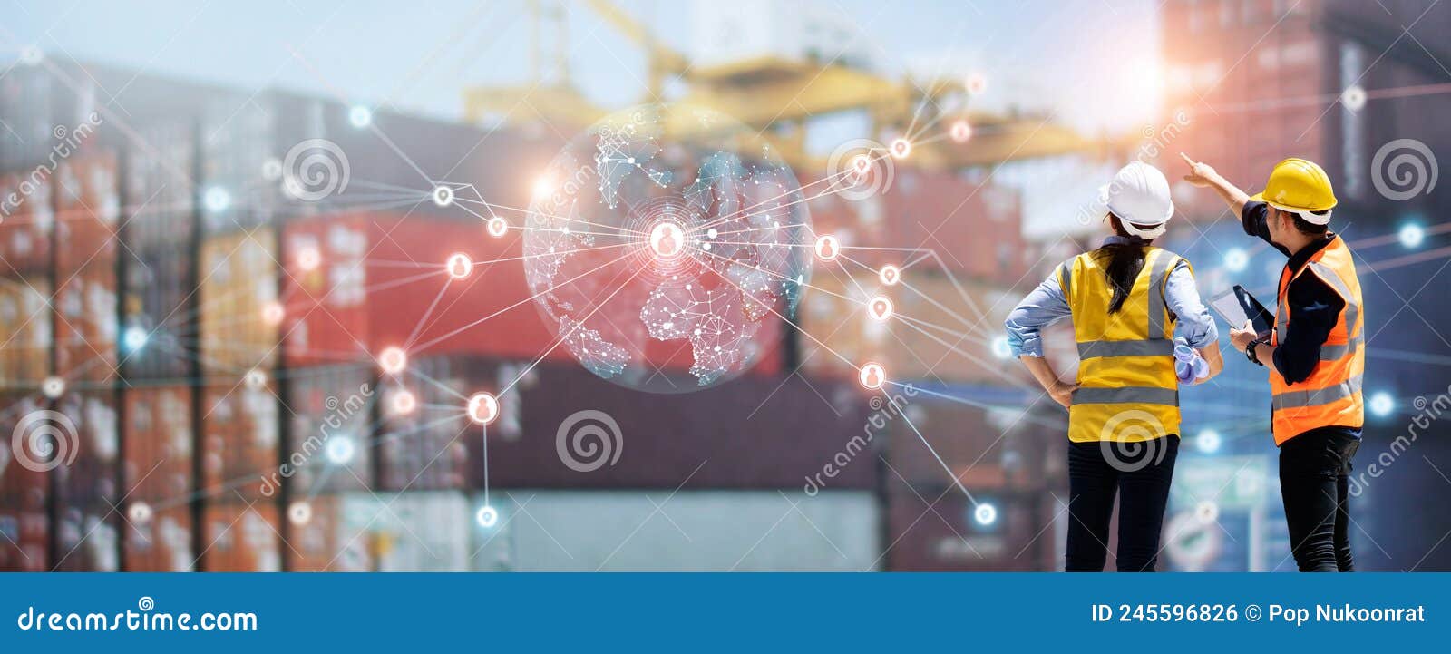 Teamwork of Workers Using Tablet on Logistic Network Distribution and ...