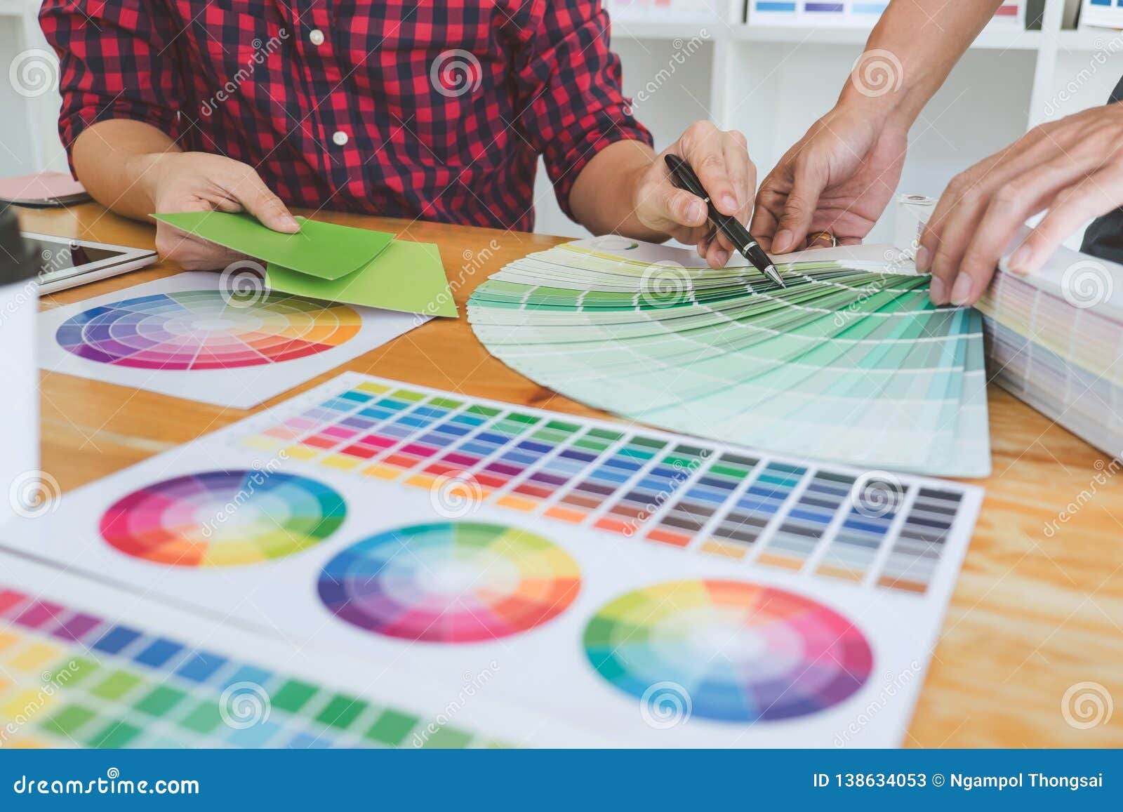 Teamwork of Young Creative Designers Working on Project Together and ...