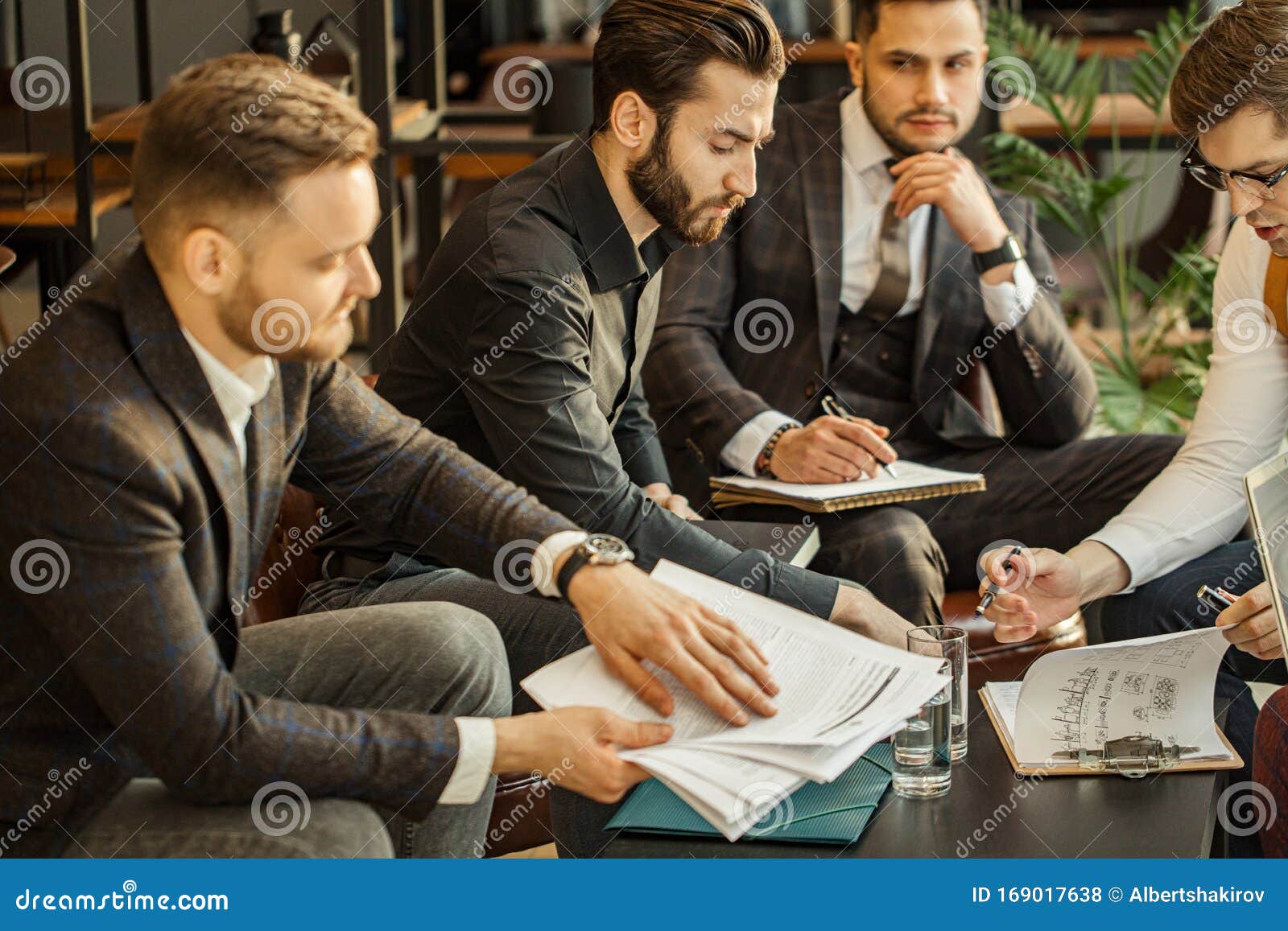 Teamwork of Young Leaders in Office Stock Photo - Image of coworker ...