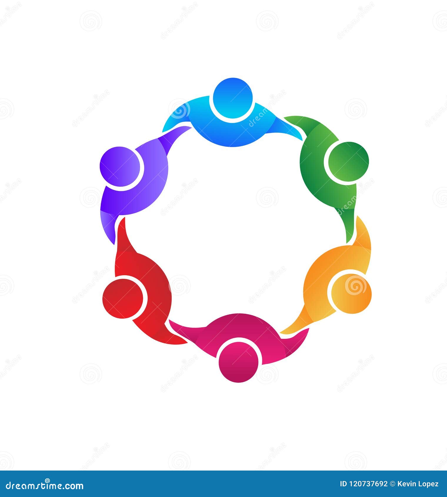 Teamworkpartnerskap Och Samarbetssymbolsvektor Vektor Illustrationer ...