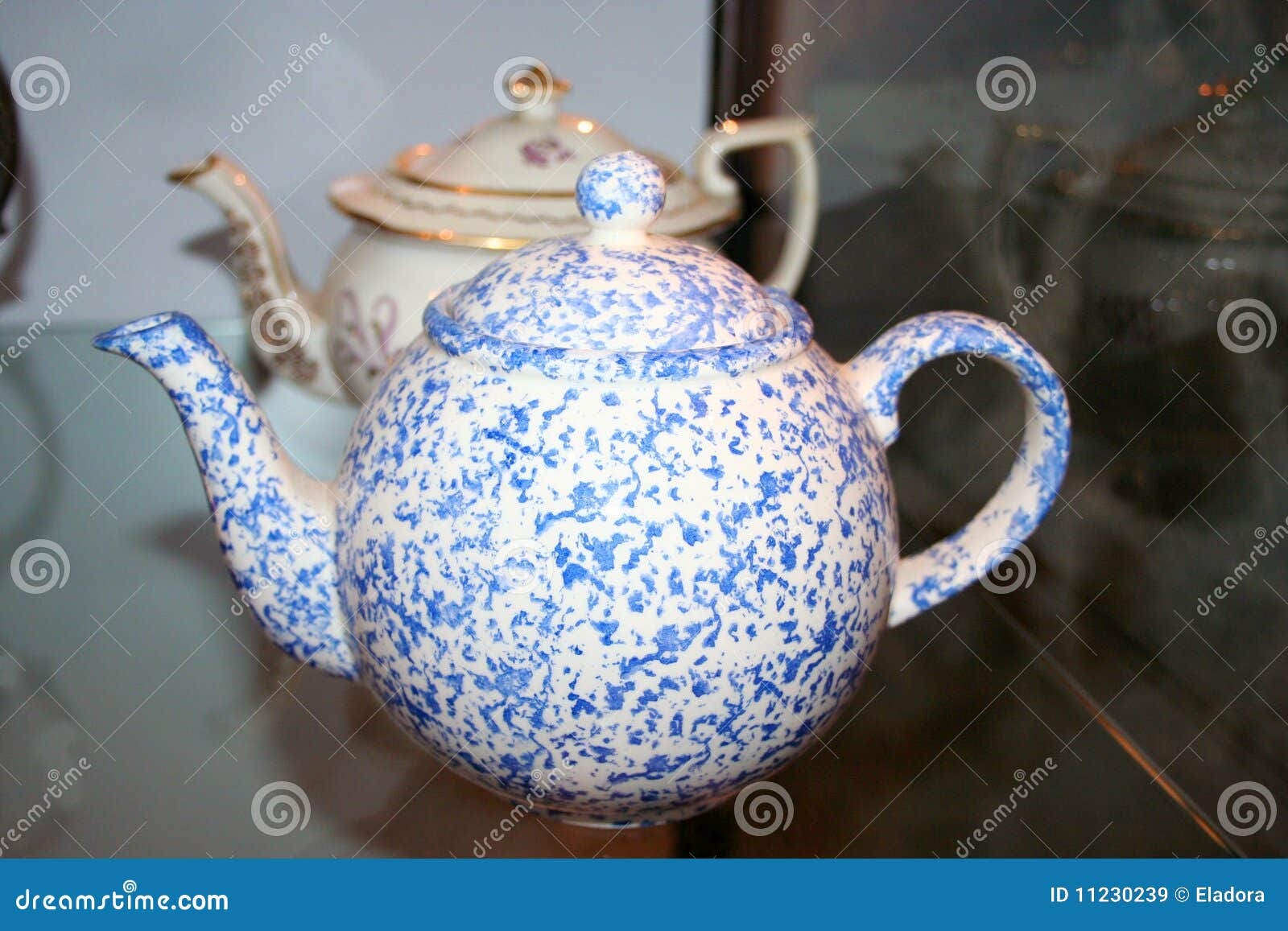 Teapot stock image. Image of color, time, kitchen, glass - 11230239