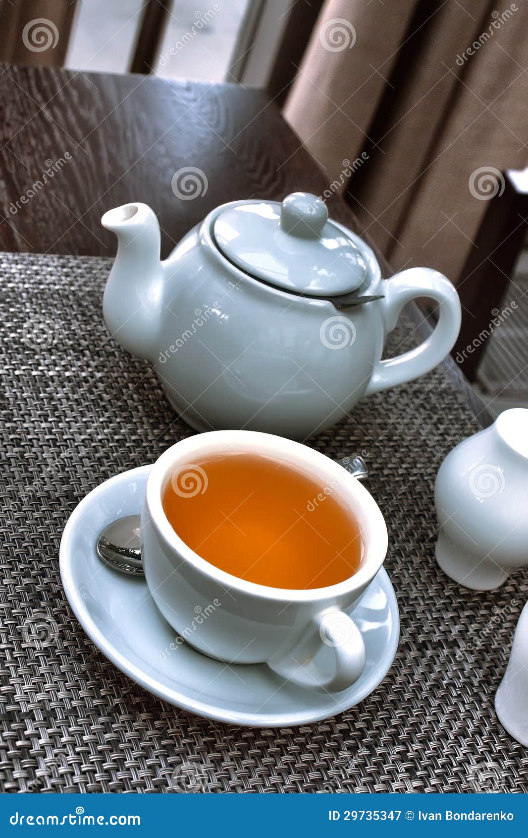 Teapot and cap of tea stock image. Image of healthy, white - 29735347