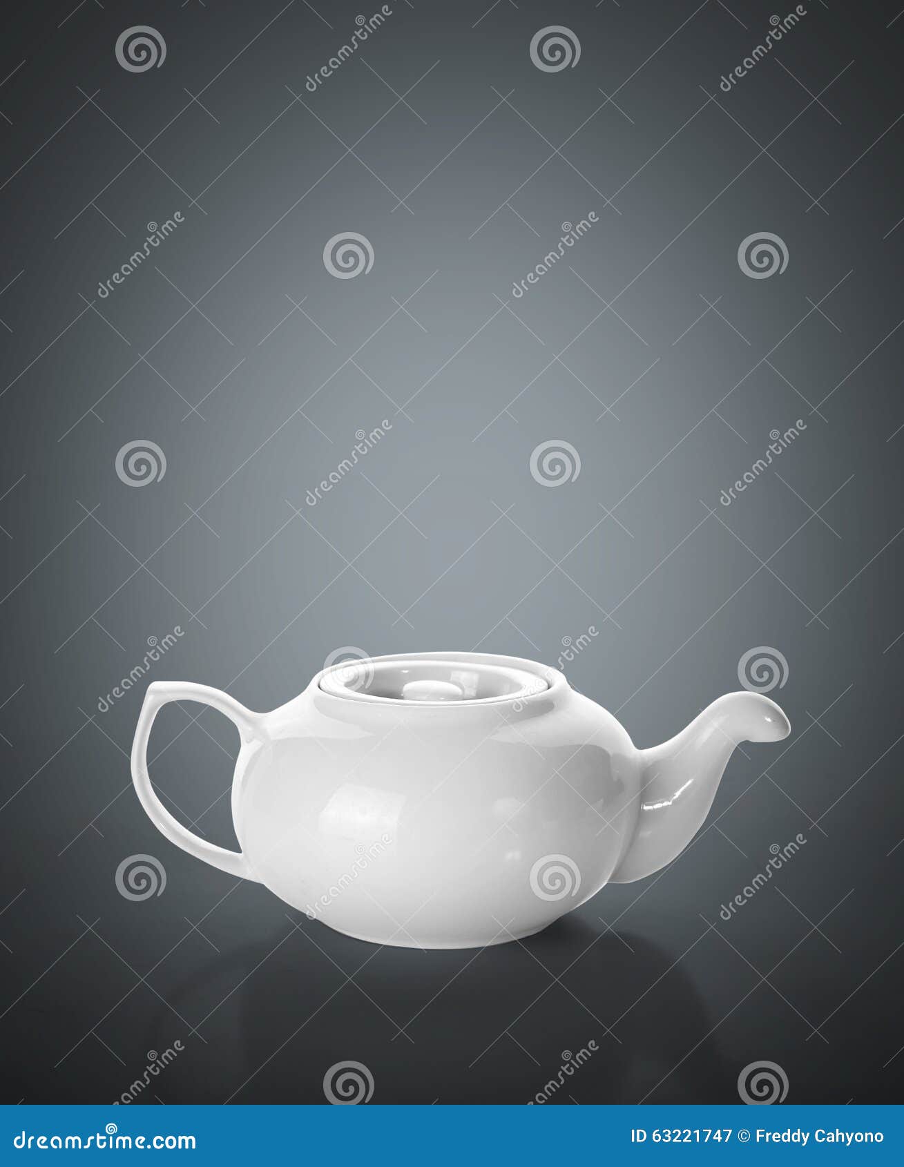 Teapot on grey stock image. Image of close, clean, copy - 63221747