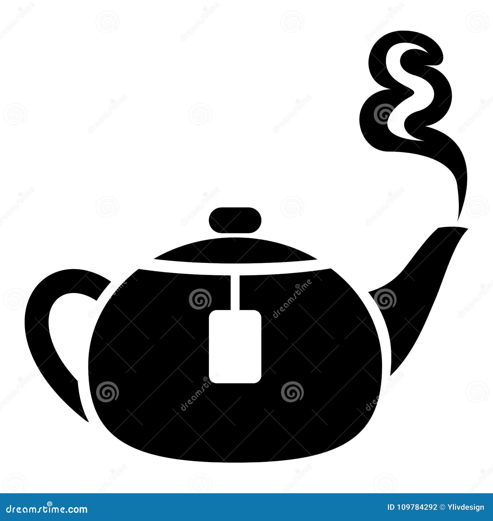 Teapot icon, simple style stock vector. Illustration of traditional ...