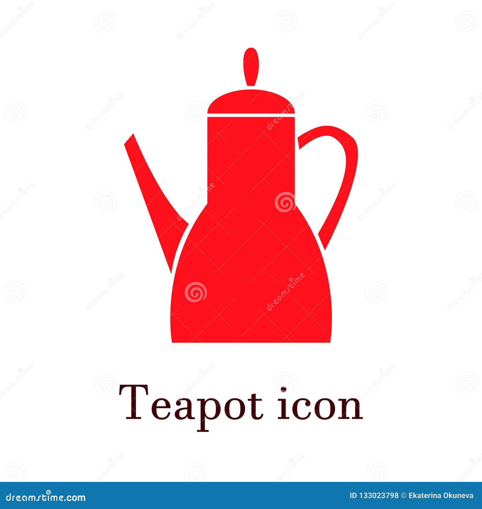 The Teapot Icon. Tea Symbol Stock Vector - Illustration of collection ... The Teapot Icon. Tea Symbol Stock Vector - Illustration of collection ...