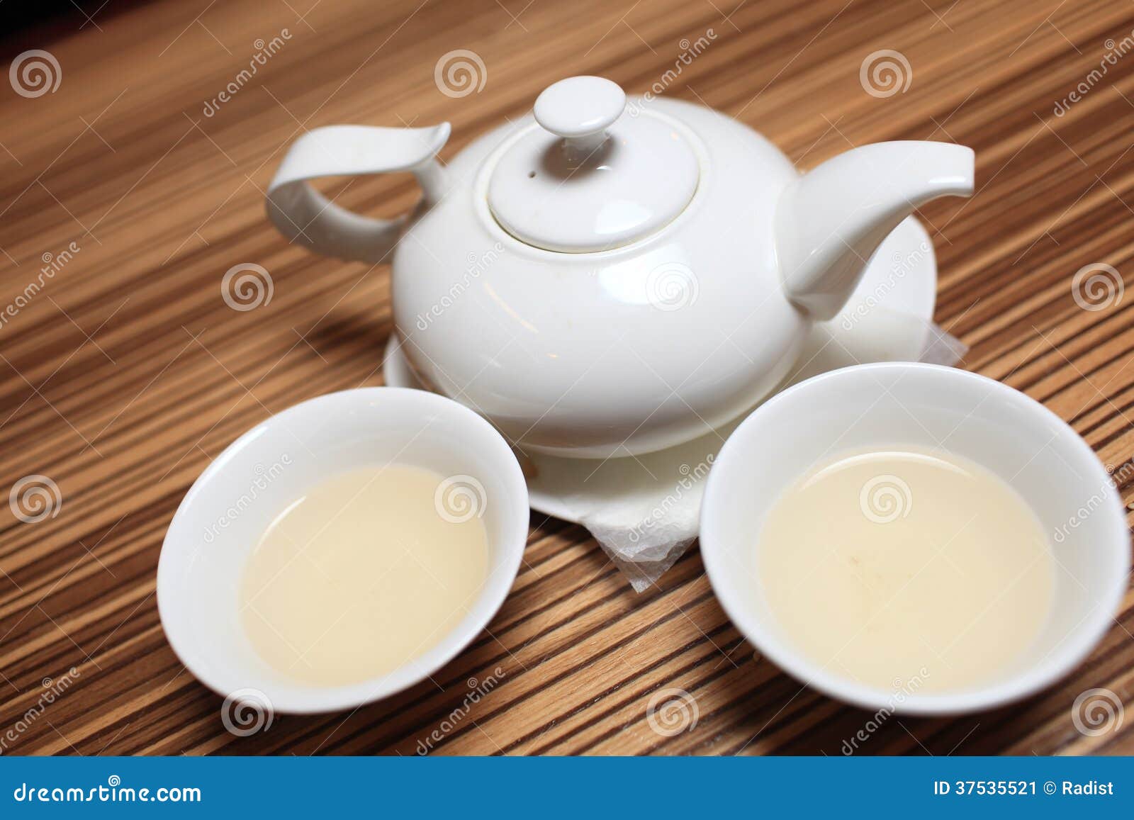 Teapot and two cup of tea stock image. Image of beverage - 37535521