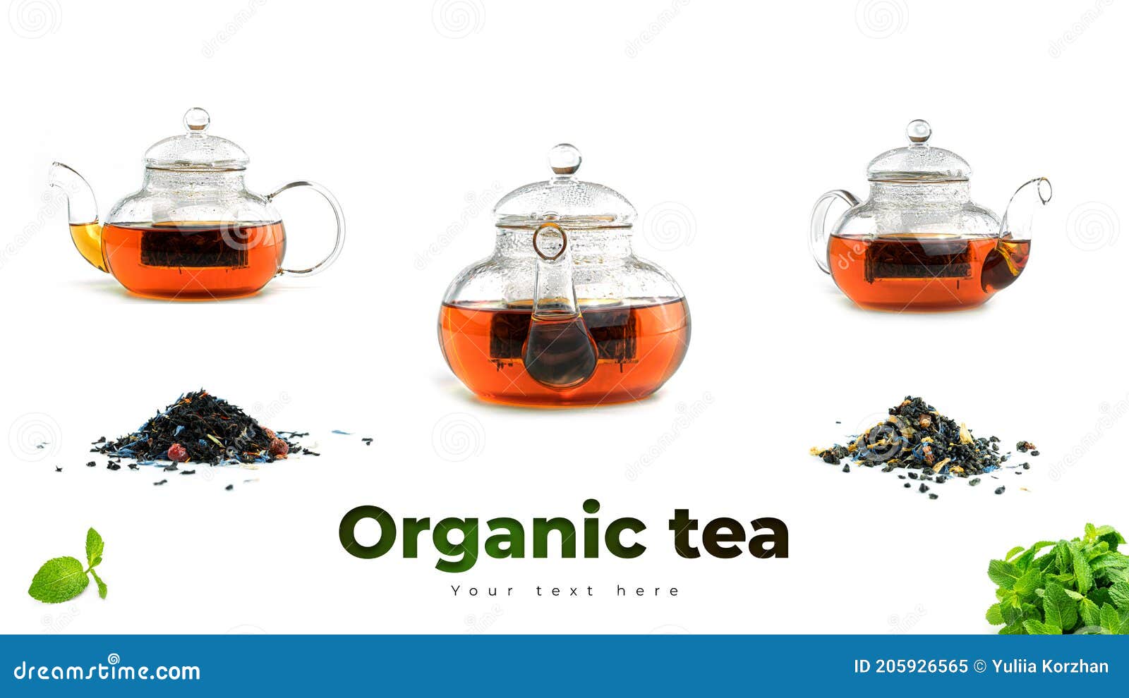 Teapot on White Background. Long Header Banner Format. Panorama Website ...