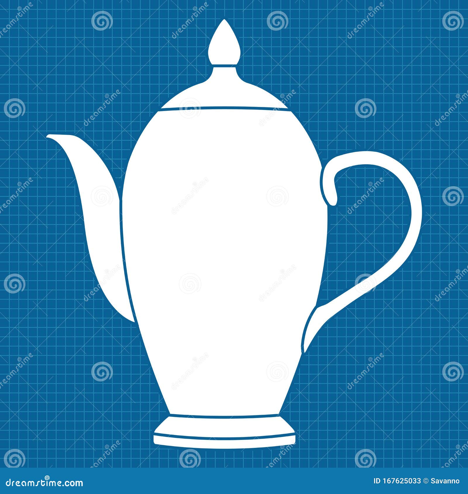 Teapot Blueprint. Blueprints. Mechanical Engineering Drawings Of Teapot ...