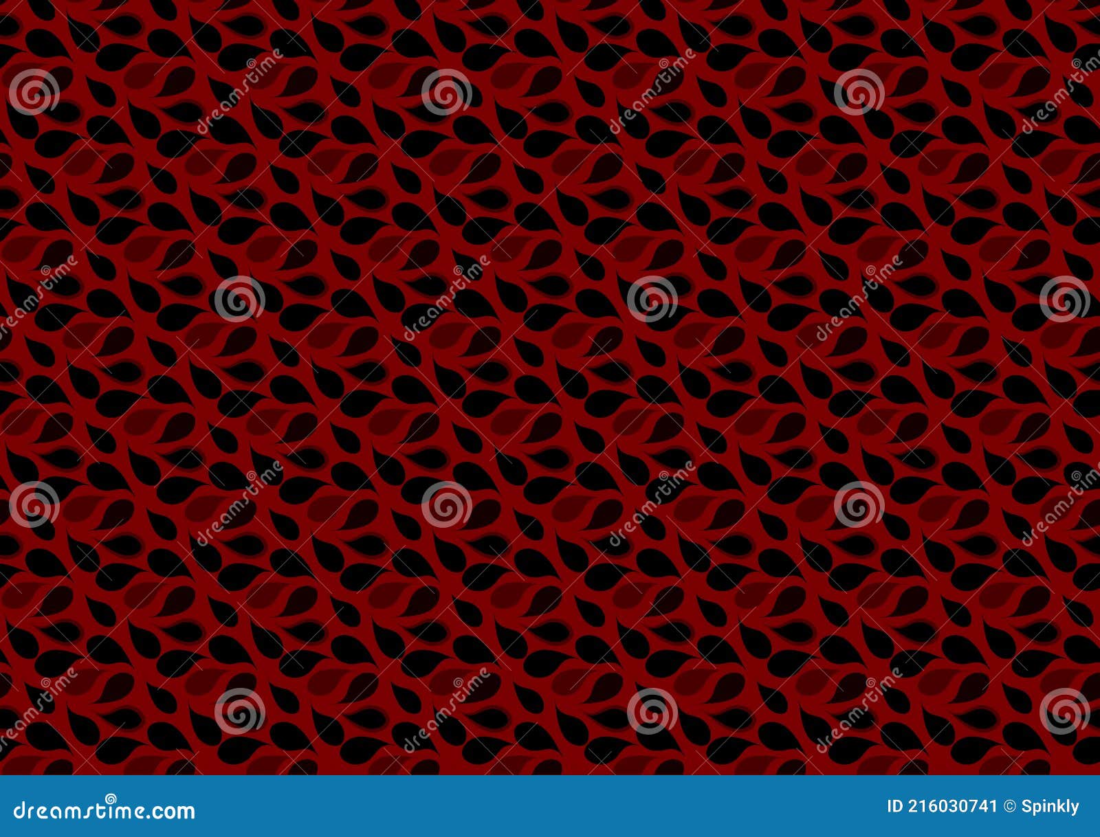 Tear Drop Pattern Background Wallpaper Design Stock Illustration ...