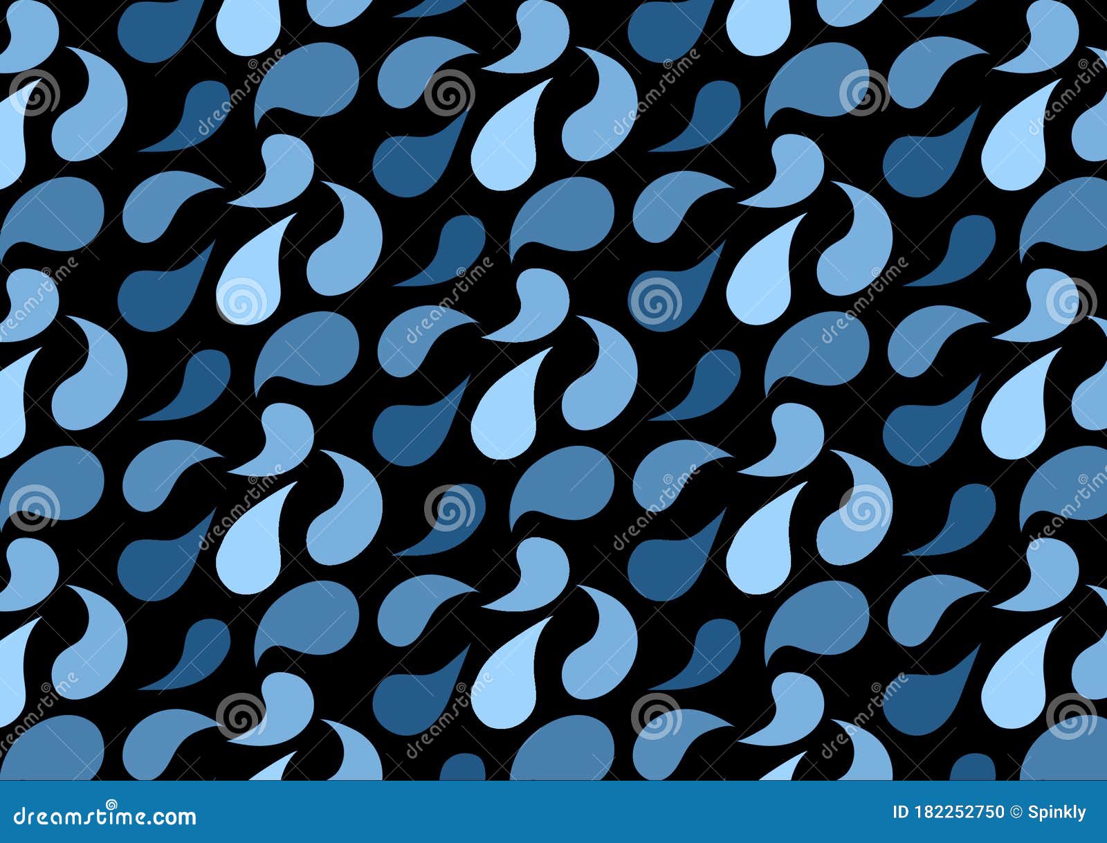 Tear Drop Pattern Background Wallpaper Design Stock Illustration ...