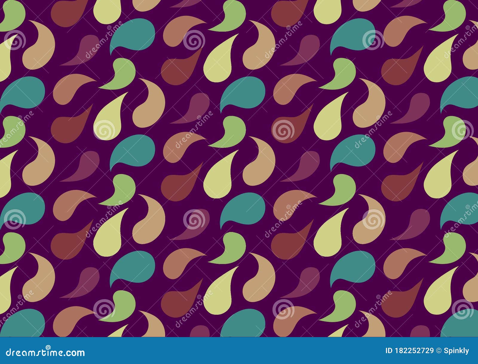 Tear Drop Pattern Background Wallpaper Design Stock Illustration ...