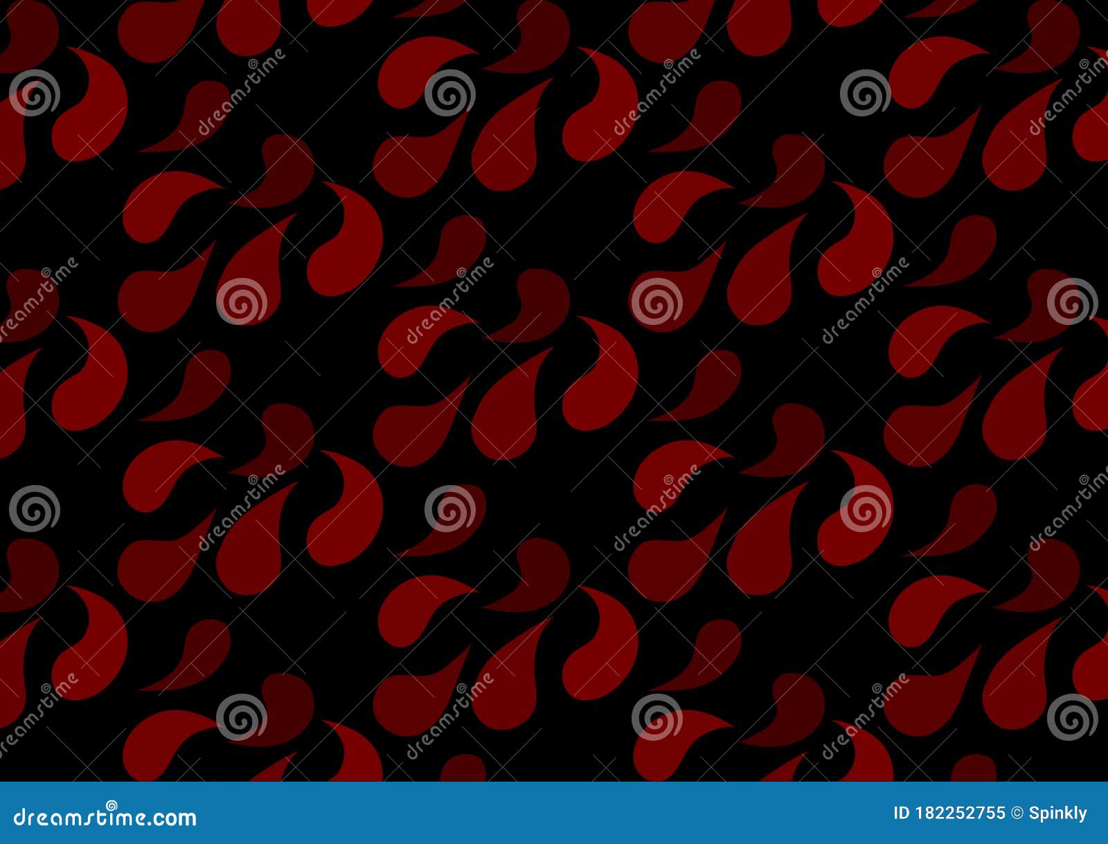 Tear Drop Pattern Background Wallpaper Design Stock Illustration ...