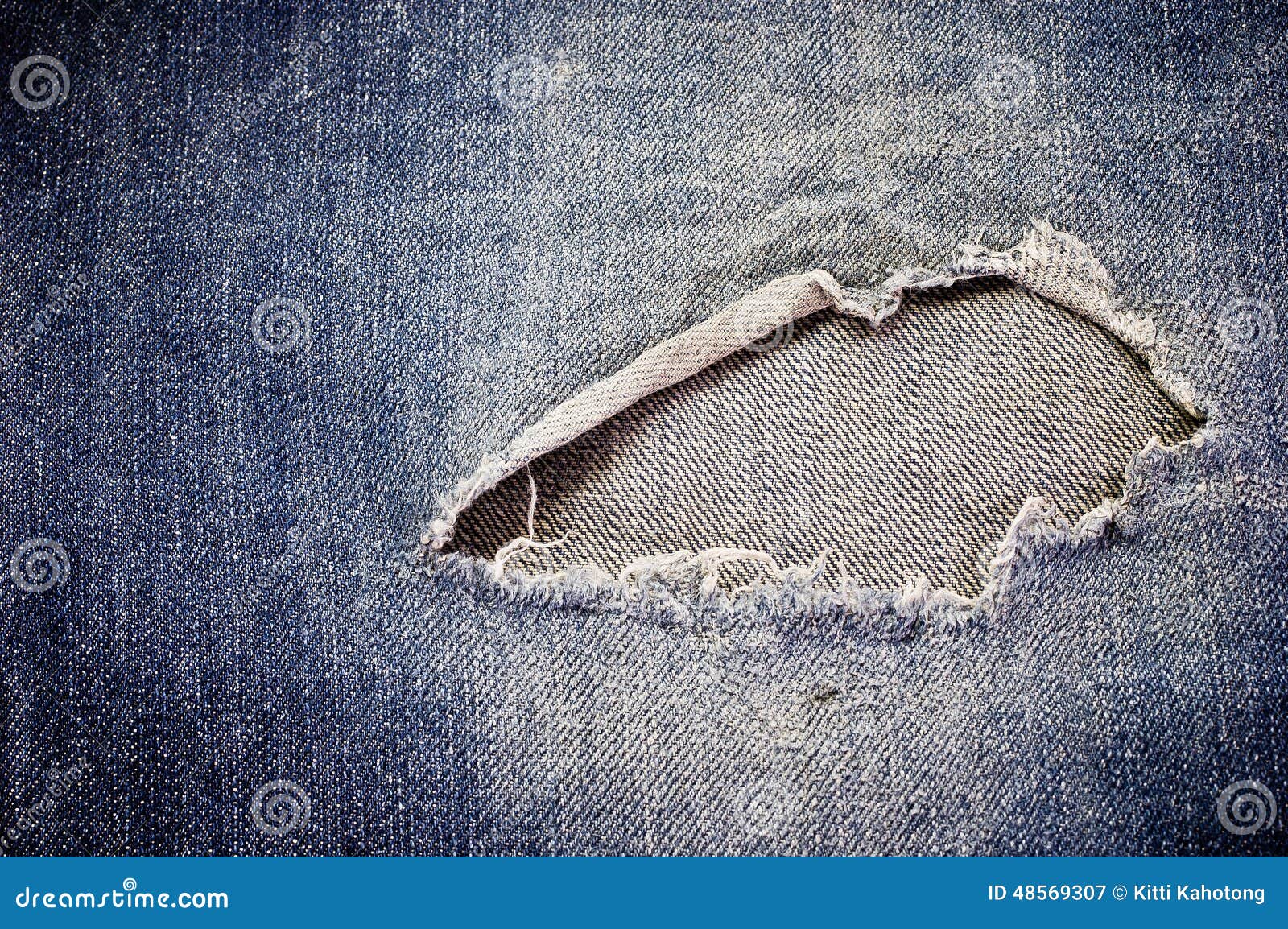 Tear jean stock image. Image of background, cloth, texture - 48569307