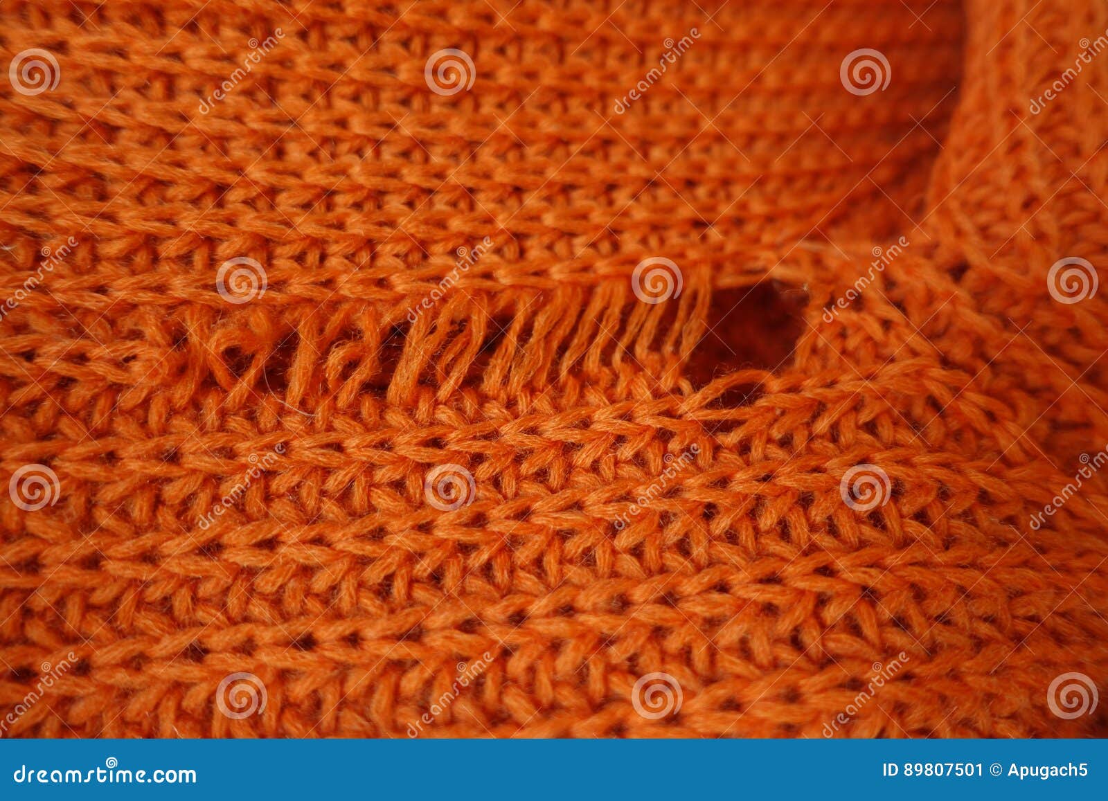 Tear in knit fabric stock image. Image of homemade, backgrounds - 89807501