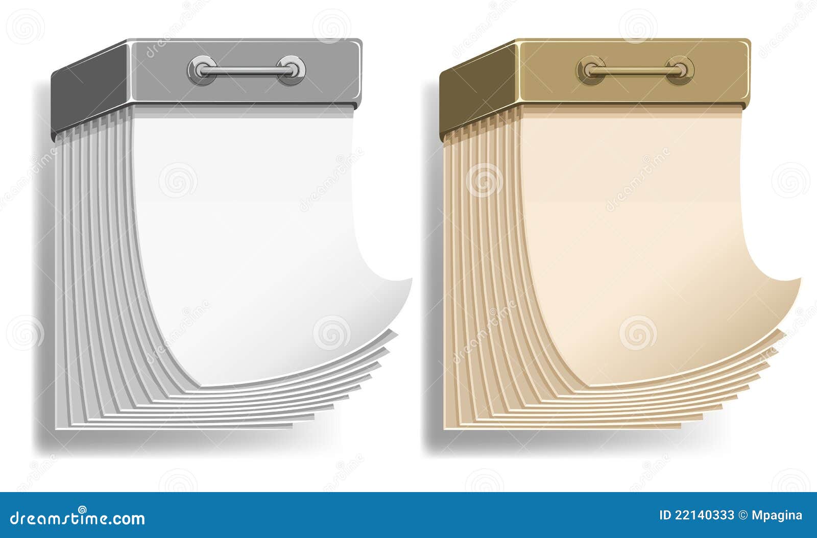 Tear-off calendar stock vector. Illustration of month - 22140333