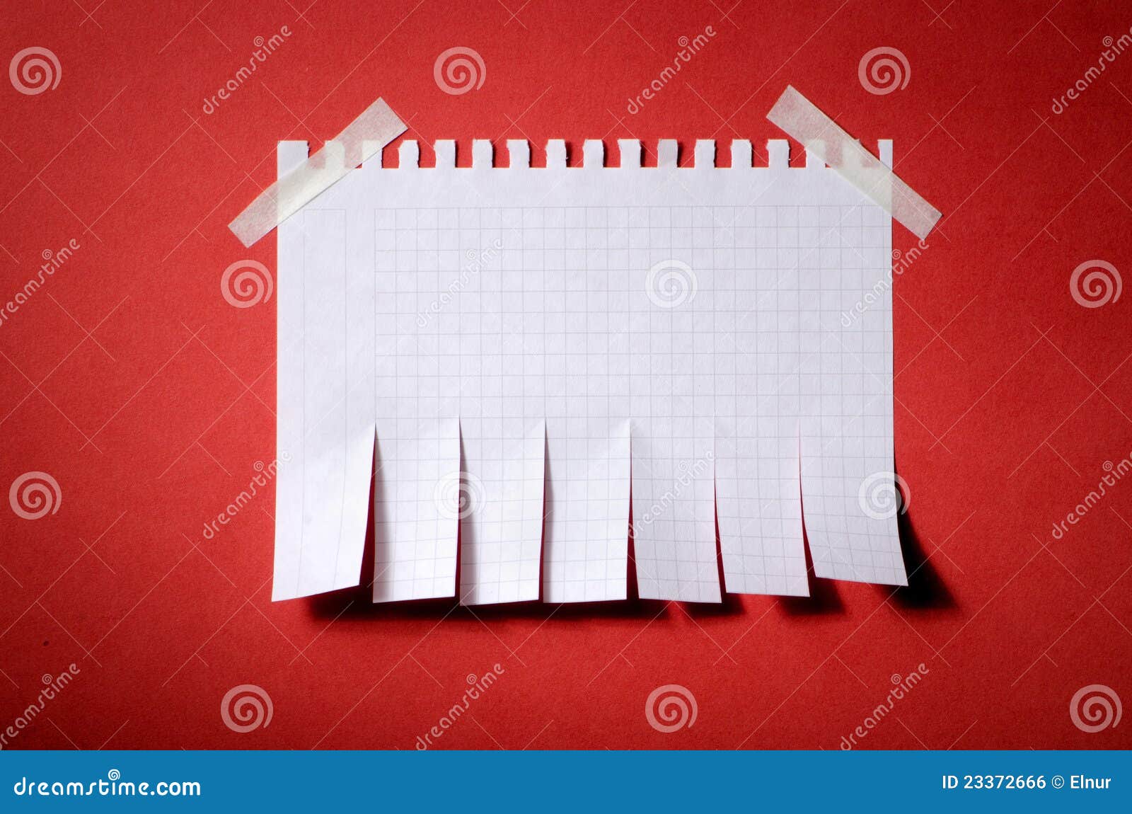 Tear off paper notice stock photo. Image of message, notification ...