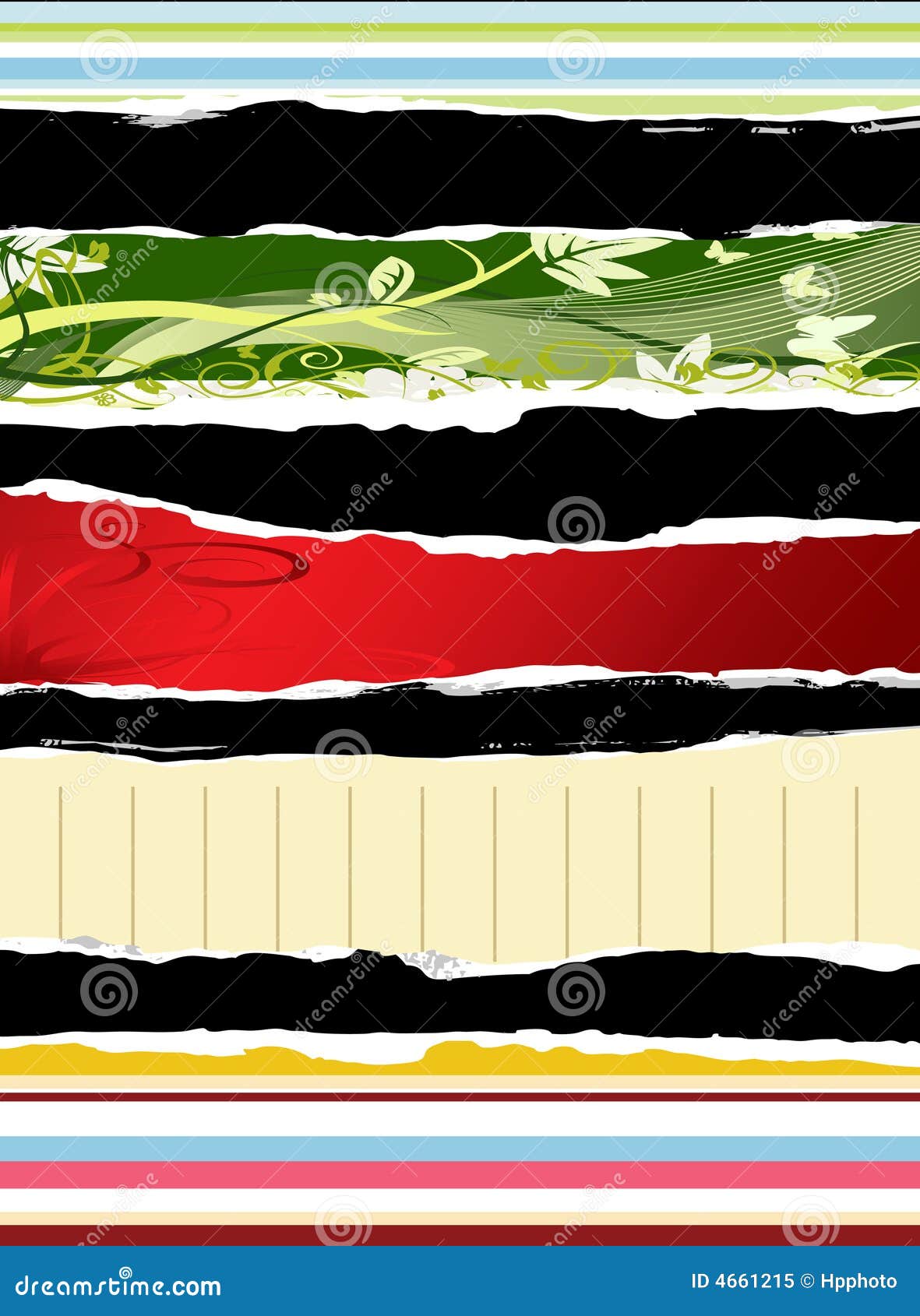 Tear paper stock vector. Illustration of artistic, paper - 4661215