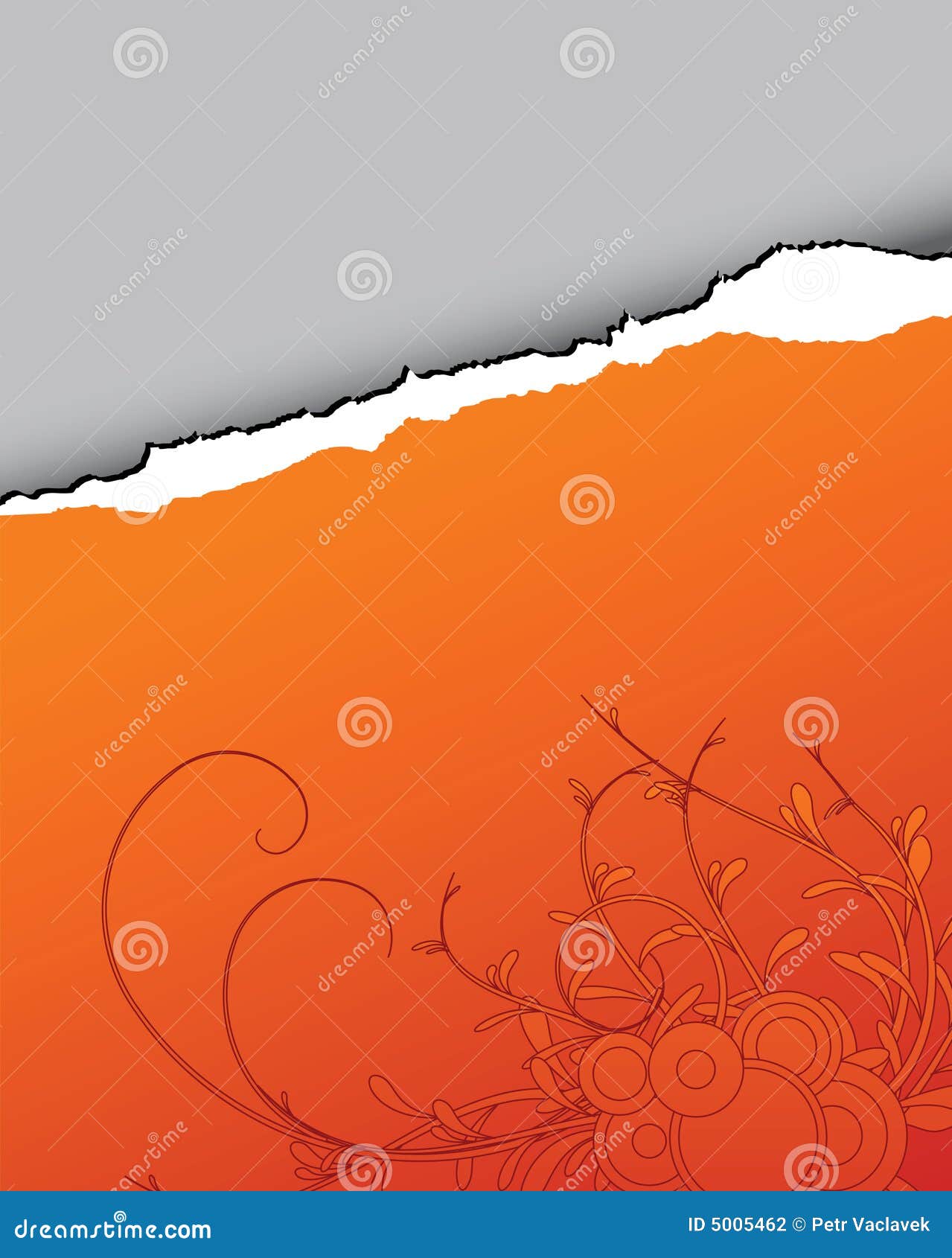 Tear paper - abstract stock vector. Illustration of color - 5005462